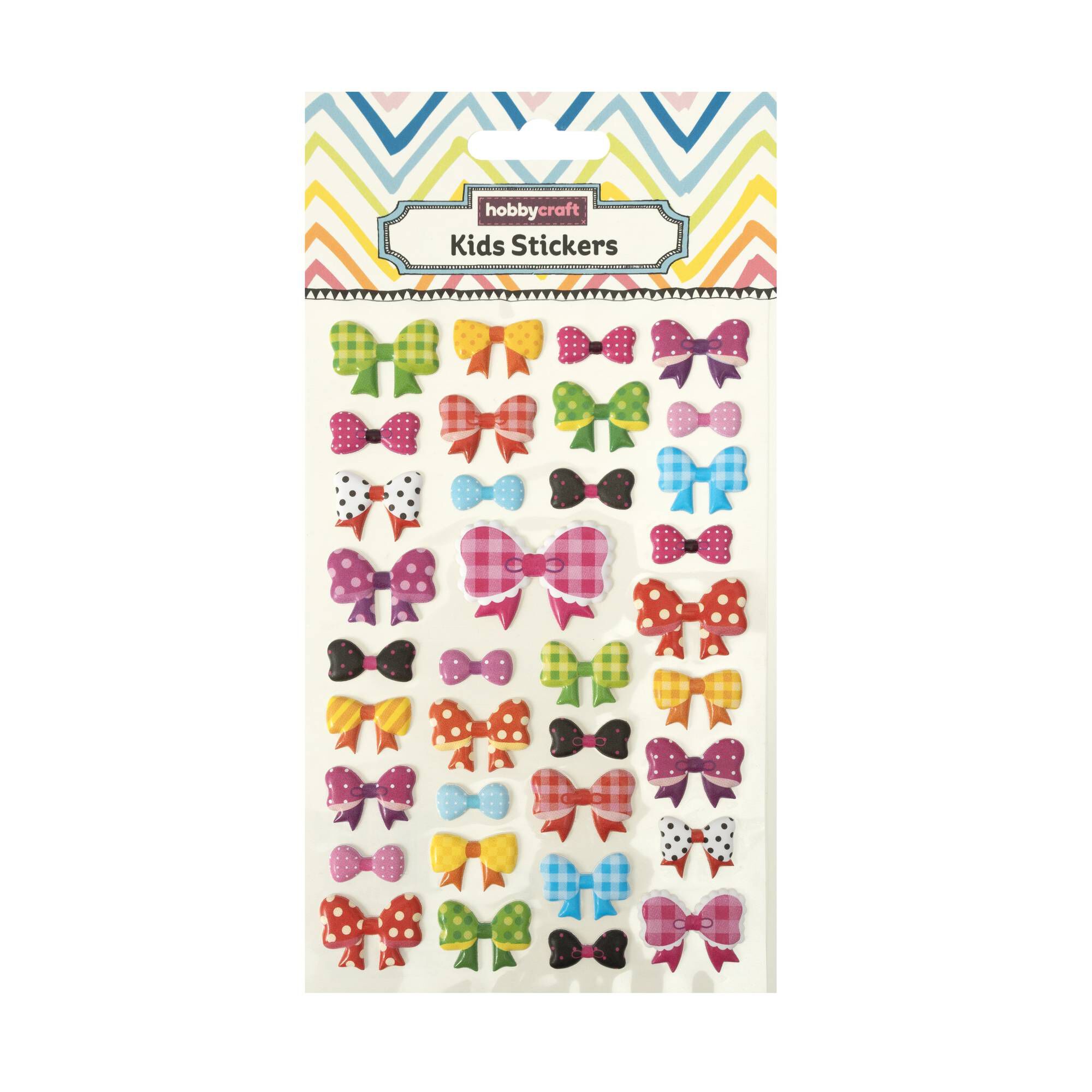 Ribbon Bow Puffy Stickers | Hobbycraft
