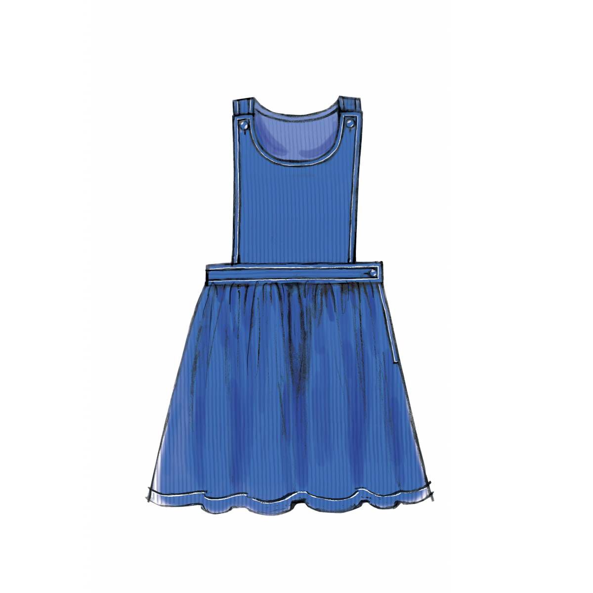 McCall’s Girls’ Overalls Sewing Pattern M7459 (7-14) | Hobbycraft