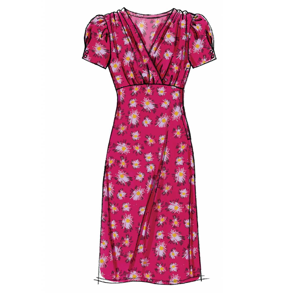 McCall’s Women’s Dress Sewing Pattern M7116 (16-24) | Hobbycraft