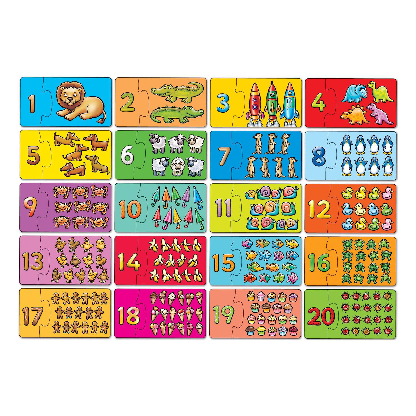 Orchard Toys Match and Count Puzzle | Hobbycraft