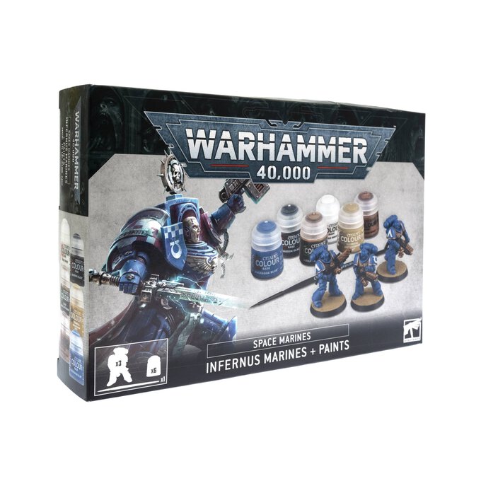 Warhammer 40,000 Infernus Marines Paint Set | Hobbycraft