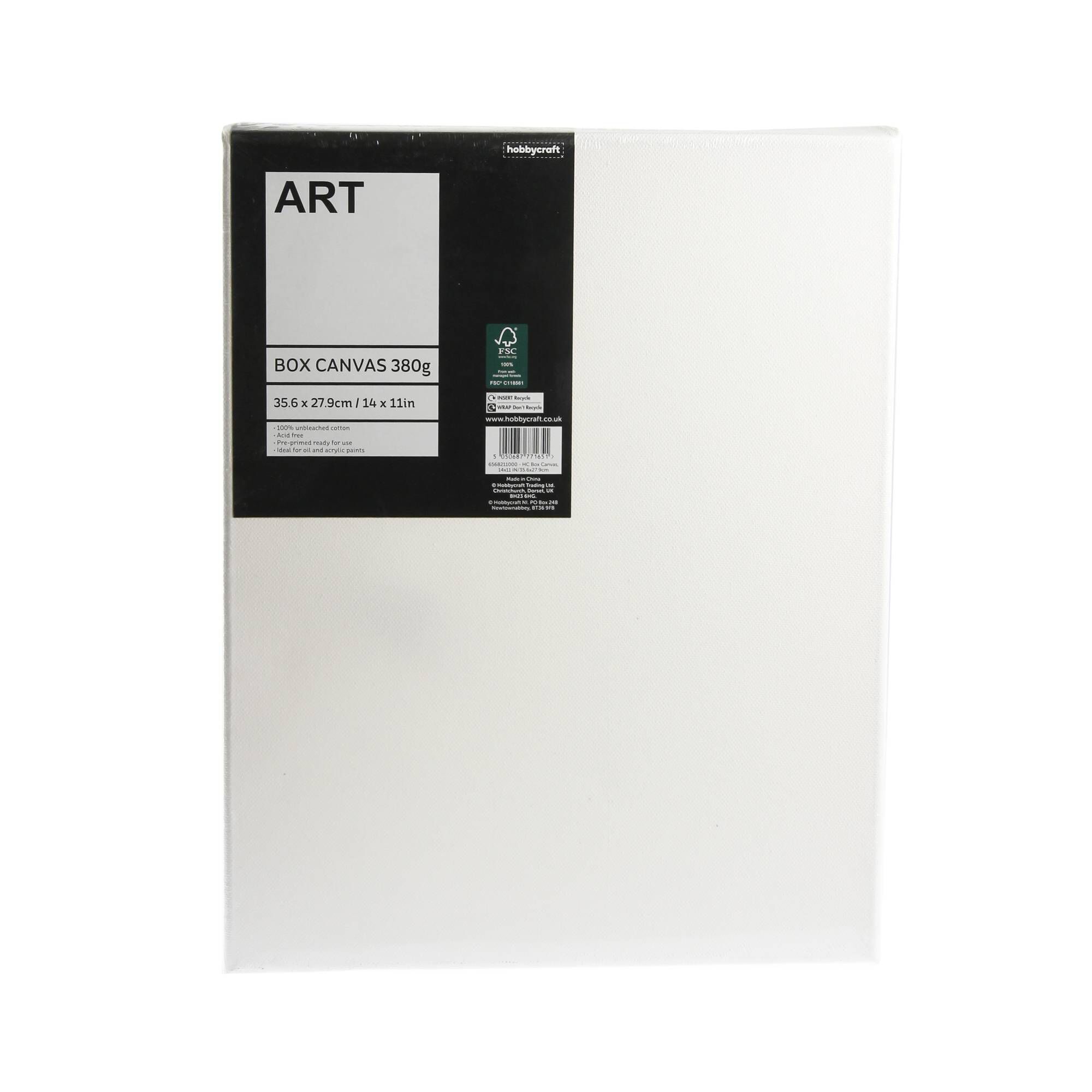 Box Canvas 380g 36cm x 28cm | Hobbycraft