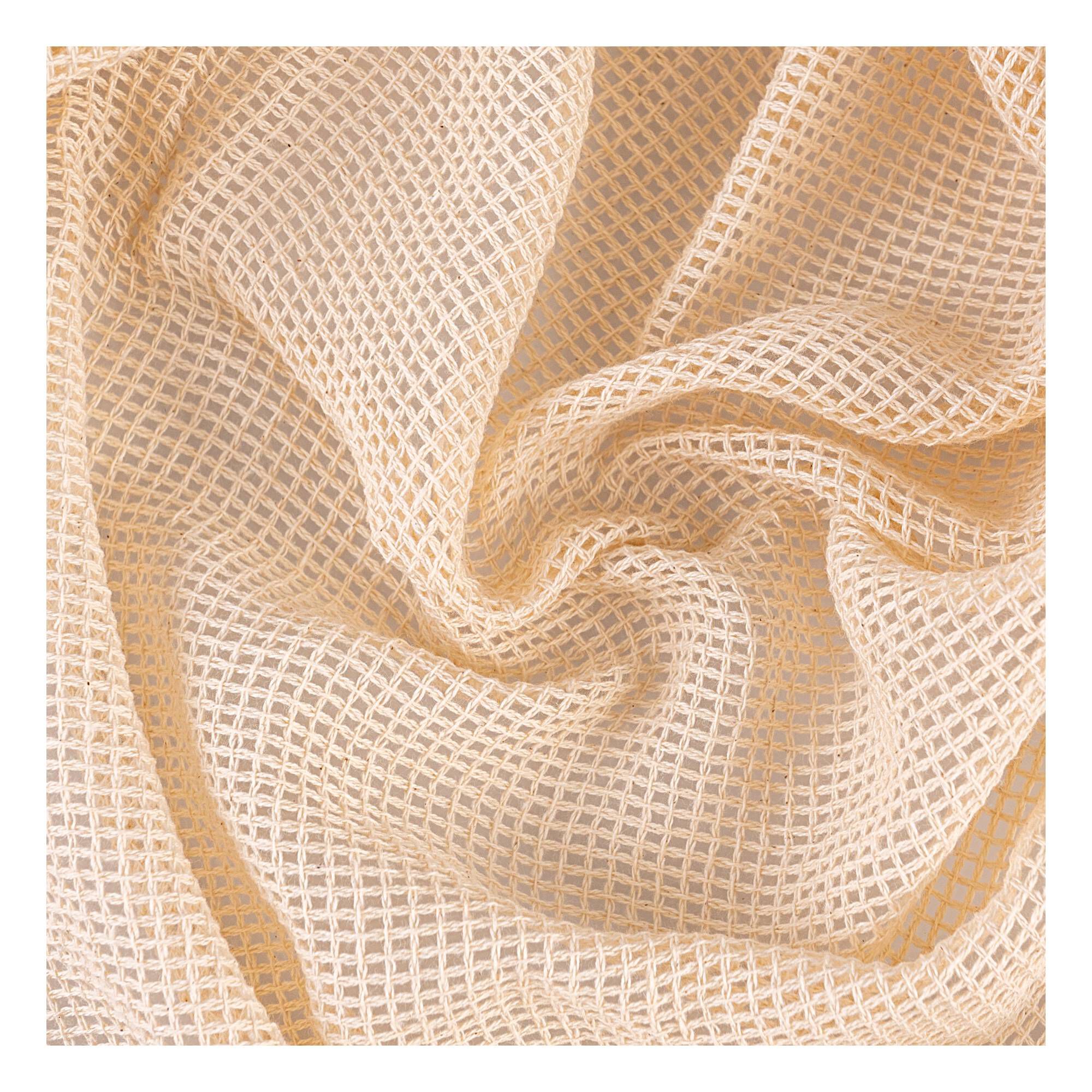 Natural Cotton Net Fabric 94cm x 1.5m | Hobbycraft