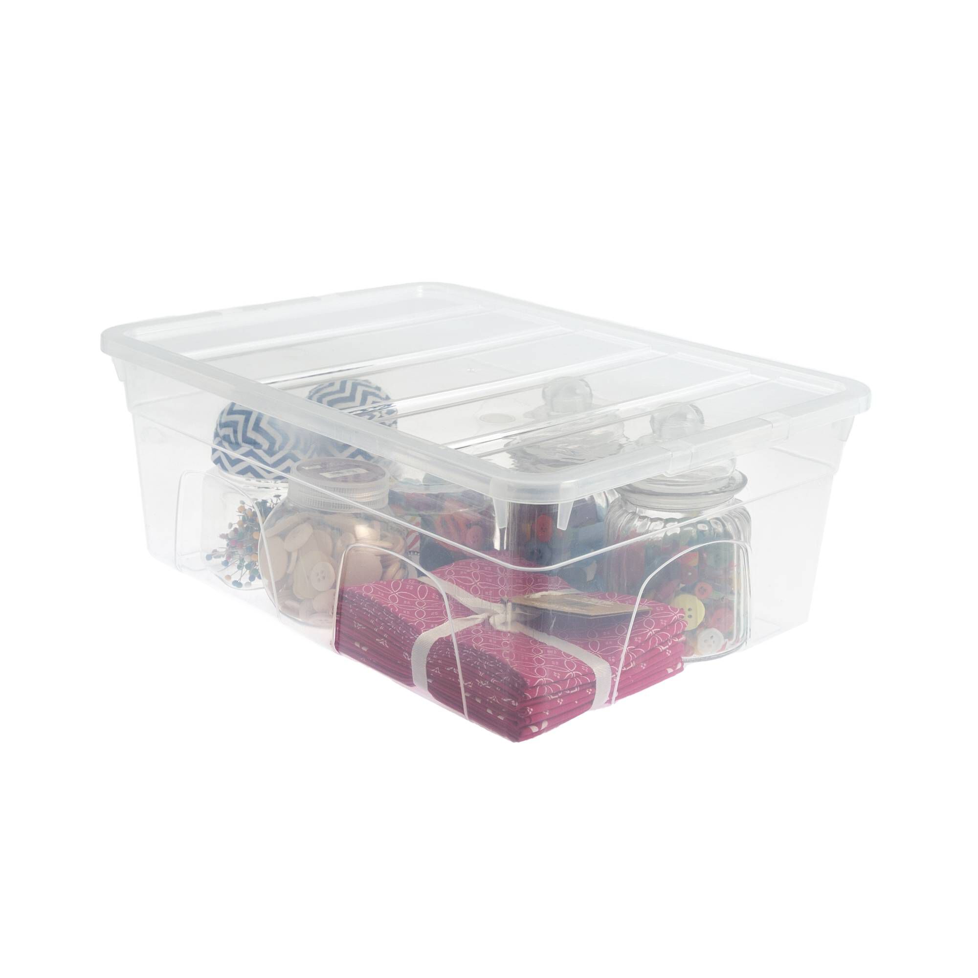 Whitefurze Mini Spacemaster 11 Litre Storage Box 4 Pack Bundle | Hobbycraft
