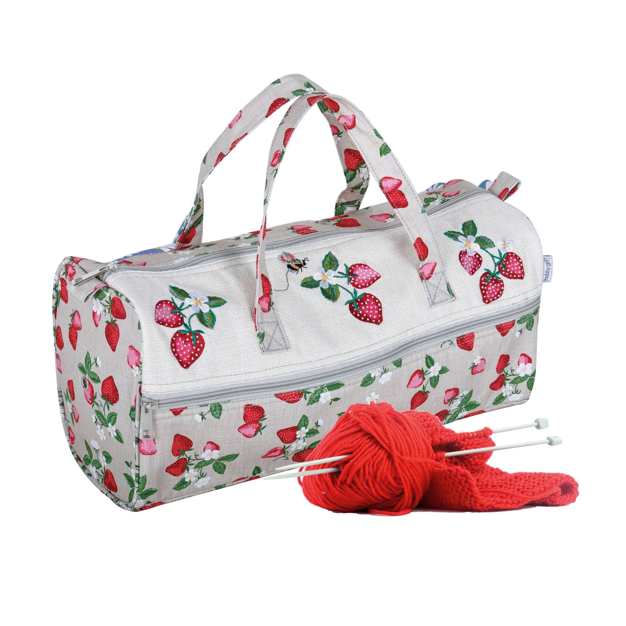 Strawberries Knitting Bag | Hobbycraft
