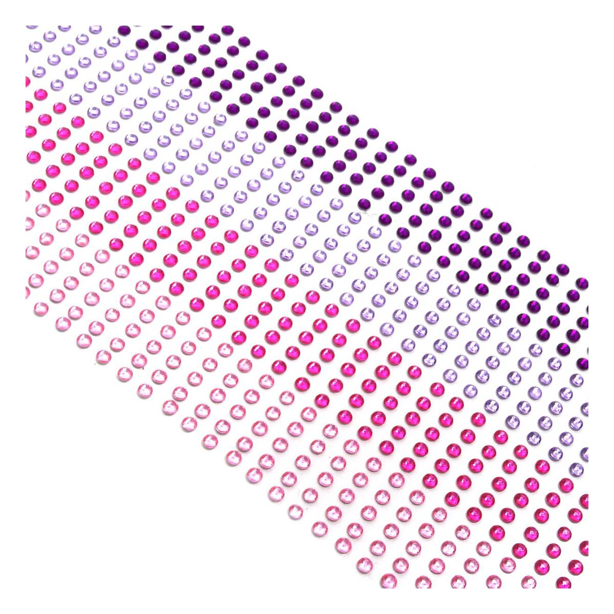 Mixed Pink Adhesive Gems 3mm 1080 Pack | Hobbycraft