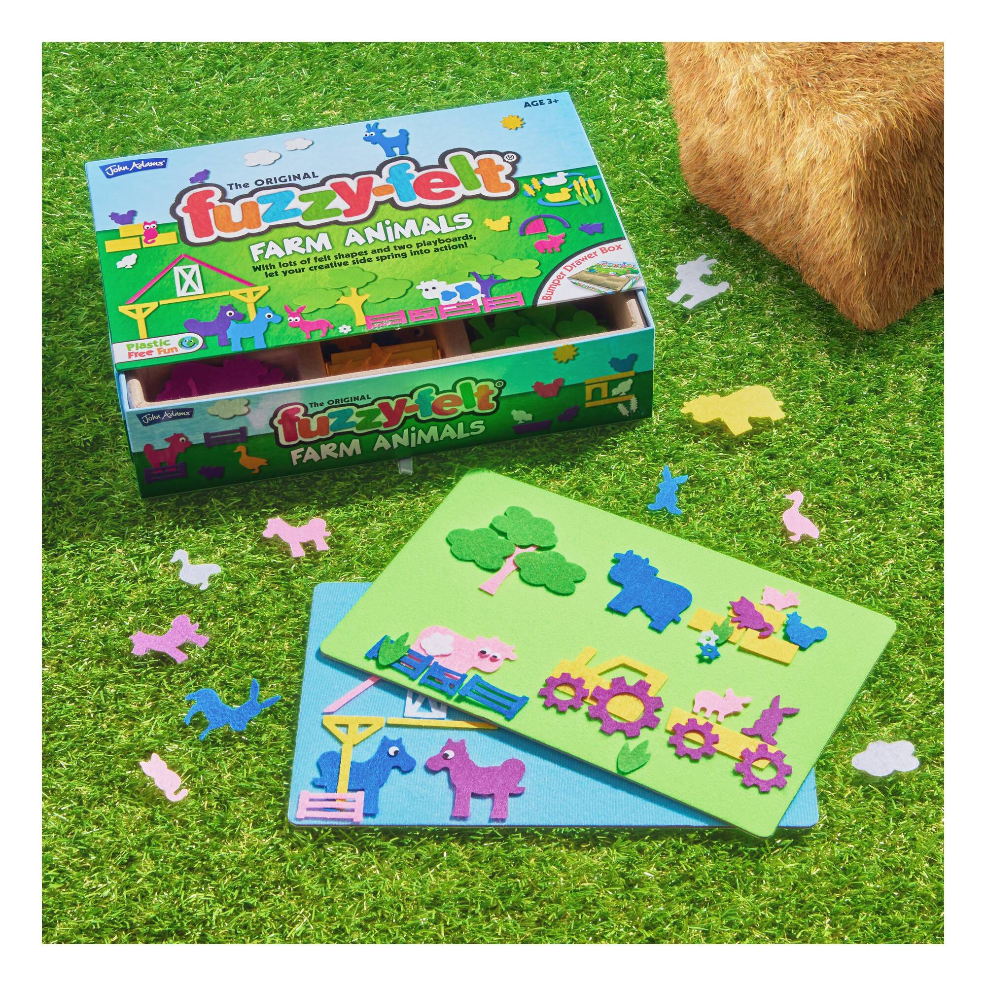 Fuzzy-Felt Farm Animals Drawer Set | Hobbycraft