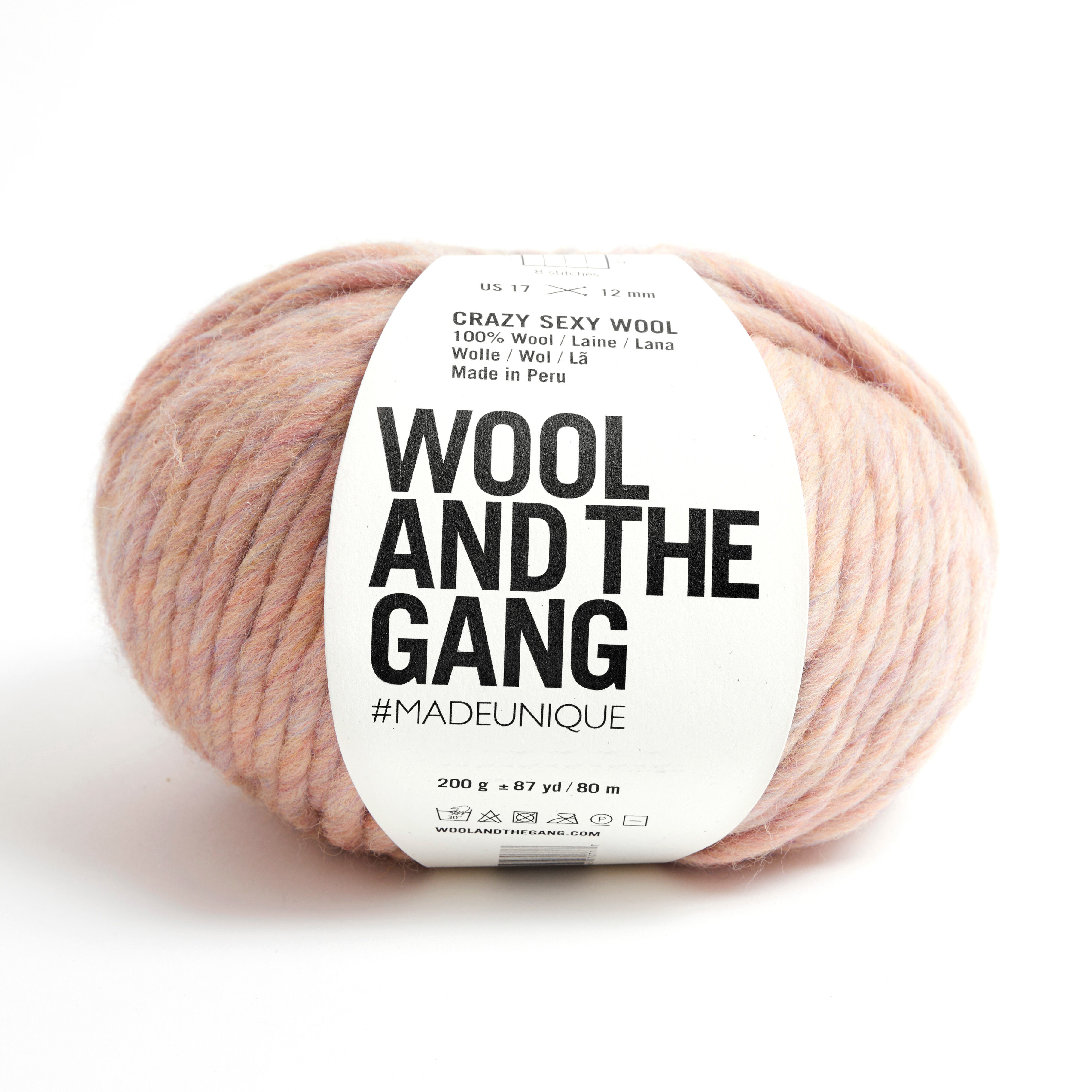 Wool and the Gang Mineral Pink Crazy Sexy Wool 200g | Hobbycraft