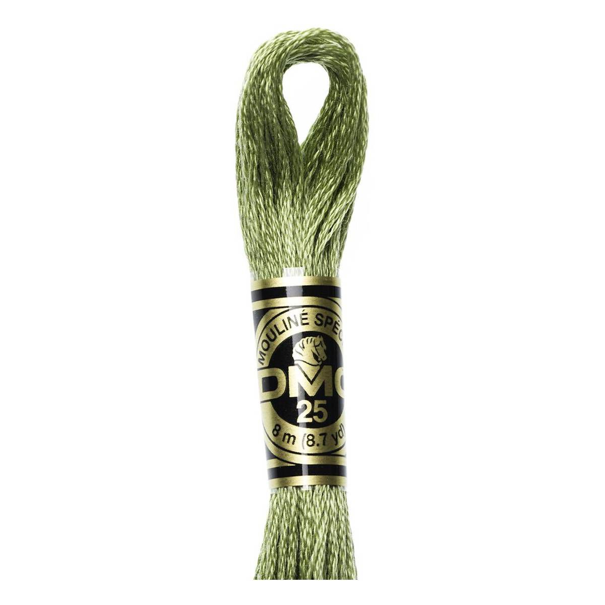 DMC Green Mouline Special 25 Cotton Thread 8m (3364) | Hobbycraft