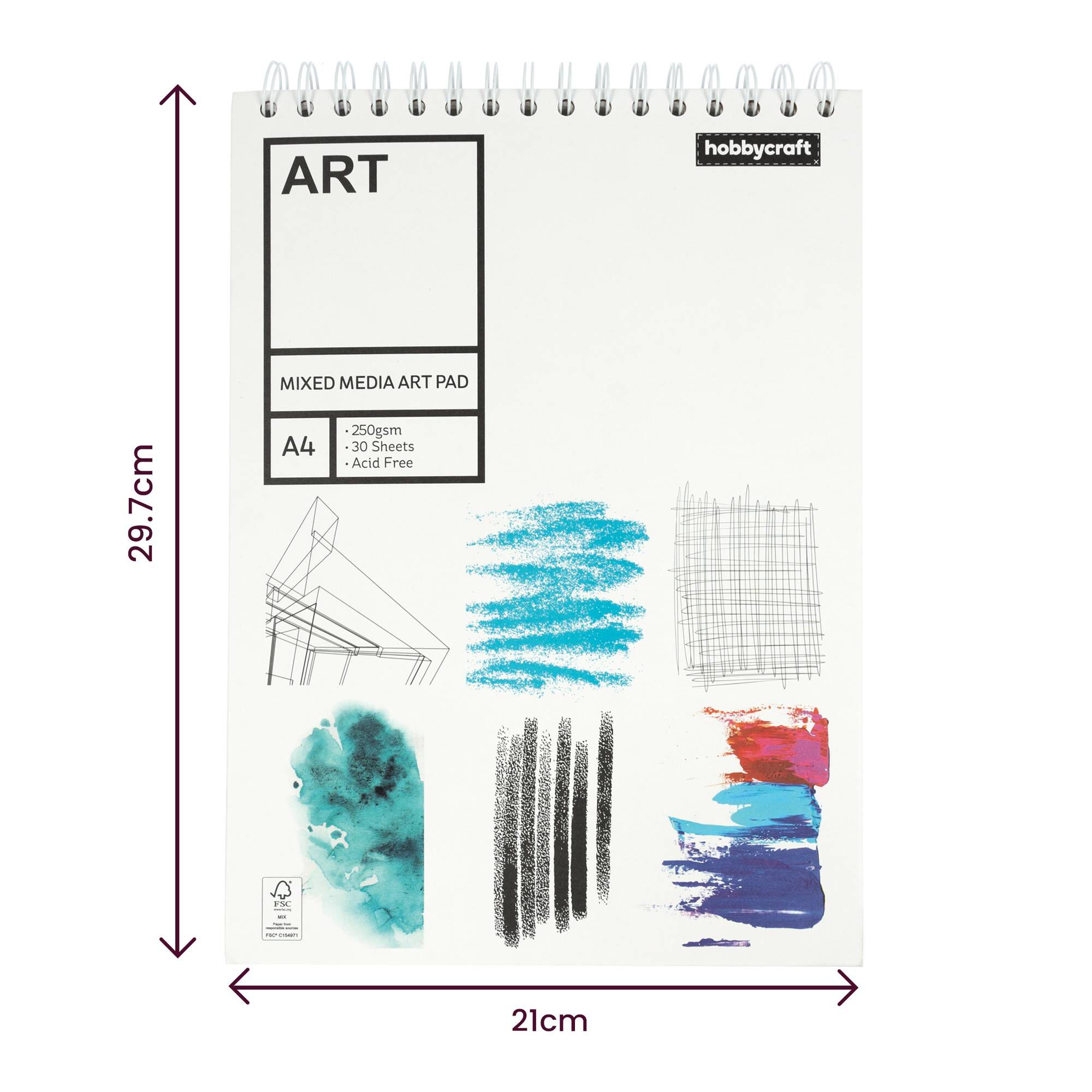 Mixed Media Art Pad A4 30 Sheets | Hobbycraft
