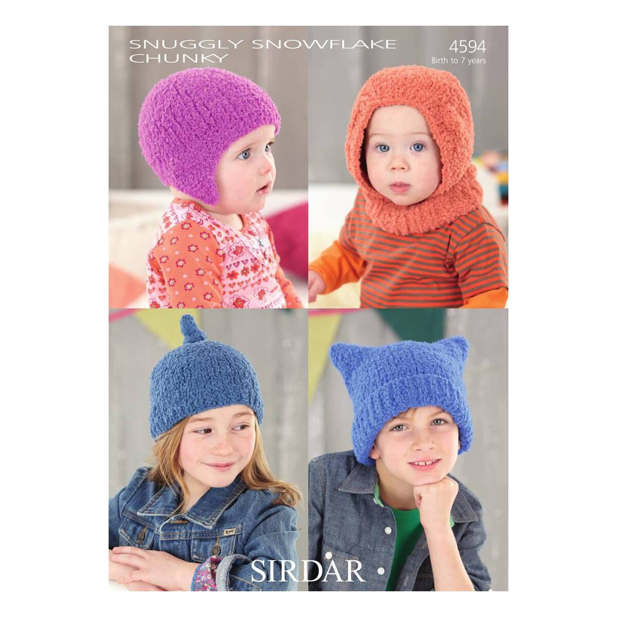 Sirdar Snowflake Chunky Hats Digital Pattern 4594 | Hobbycraft