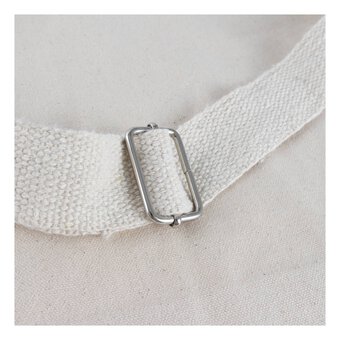 Natural Canvas Bag with Zip 39cm x 45cm | Hobbycraft