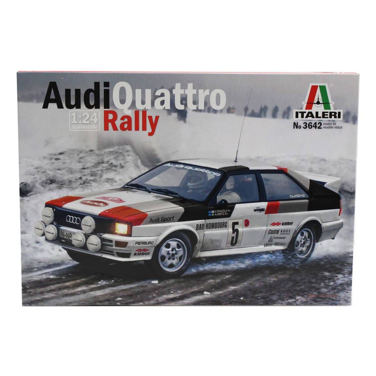 Italeri Audi Quattro Rally Model Kit 1:24 | Hobbycraft