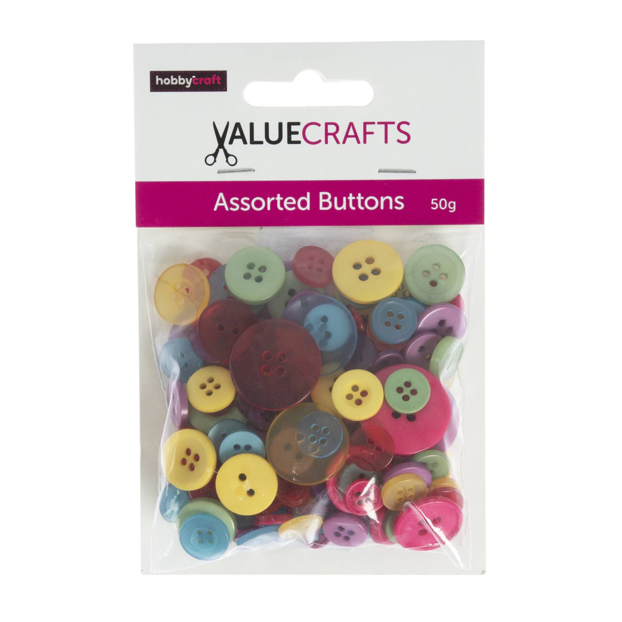 Bright Buttons Pack 50g | Hobbycraft
