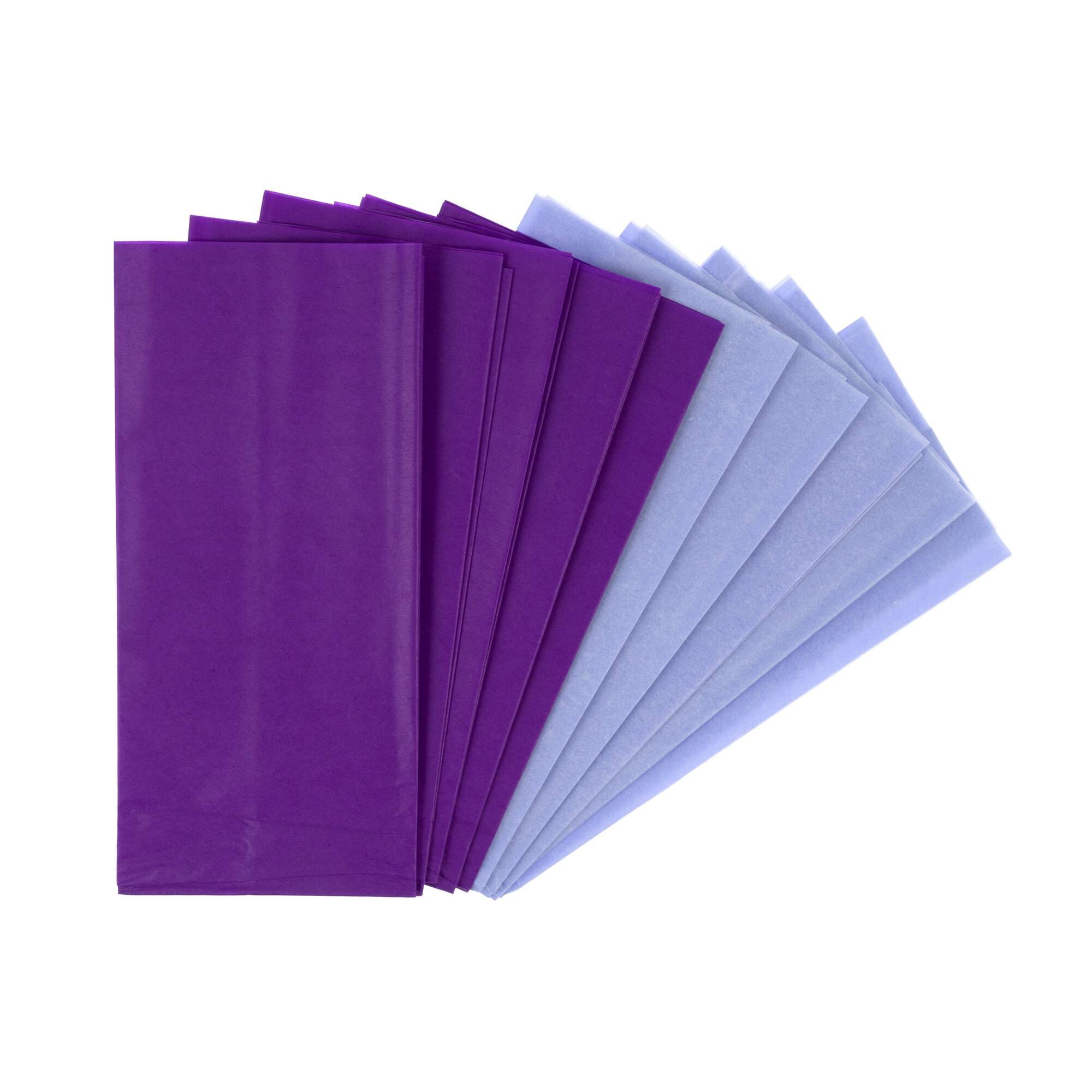 Purple and Lilac Tissue Paper 65cm x 50cm 10 Pack | Hobbycraft