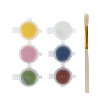 Paint Your Own Rainbow and Clouds Money Box | Hobbycraft