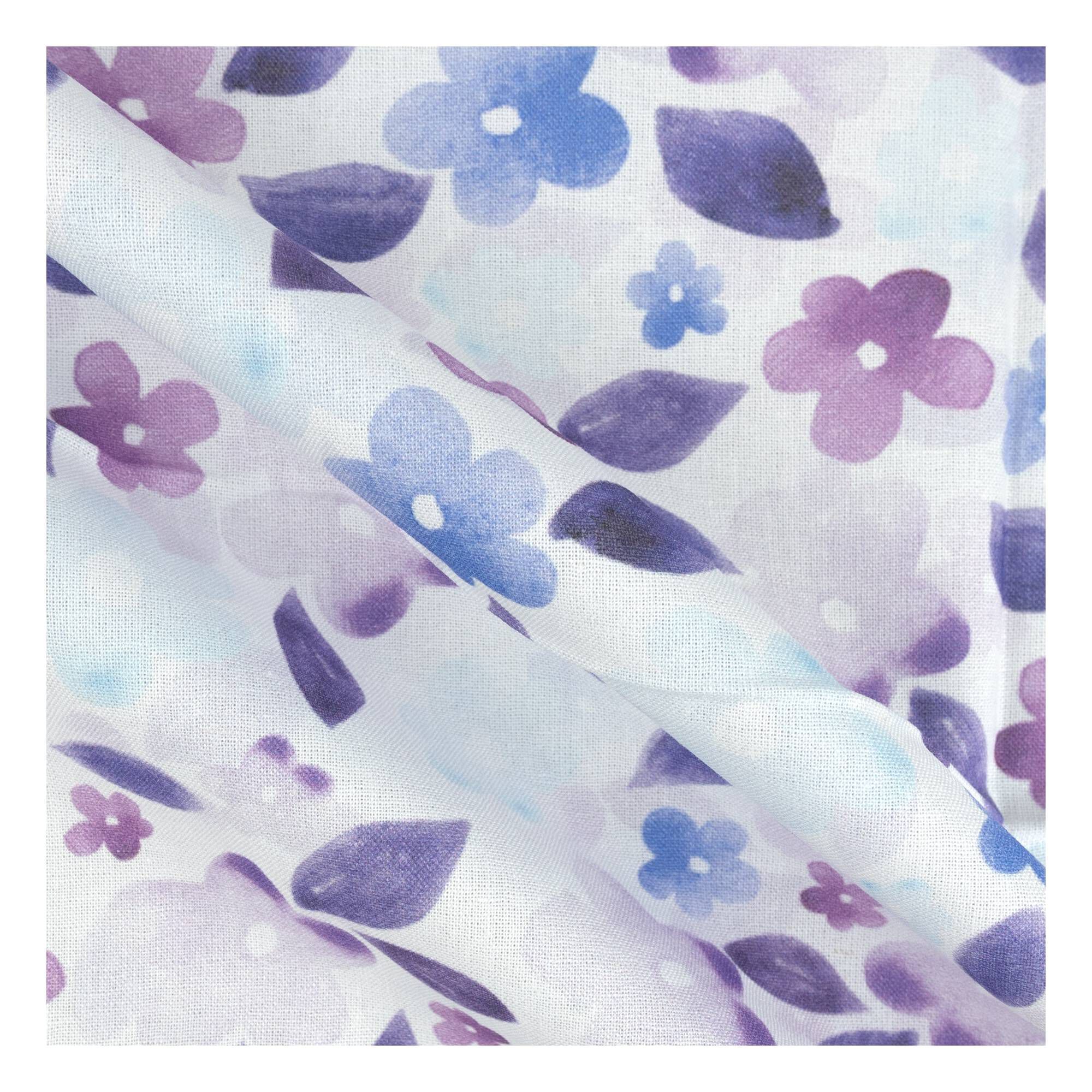 Painted Flowers Cotton Fat Quarters 5 Pack | Hobbycraft