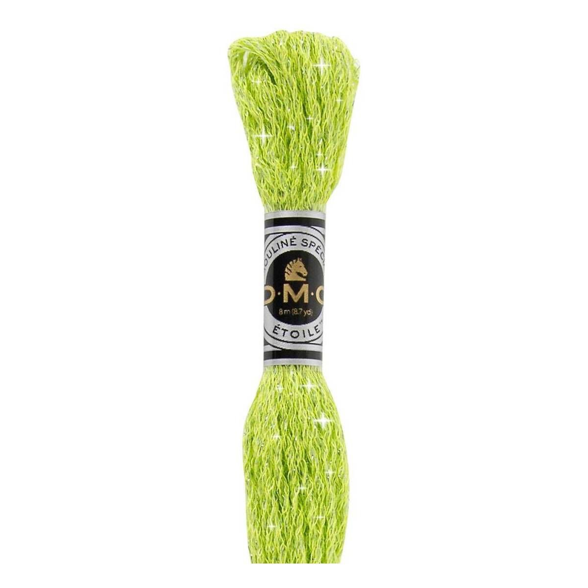 DMC Lime Green Mouline Etoile Cotton Thread 8m (C907) | Hobbycraft