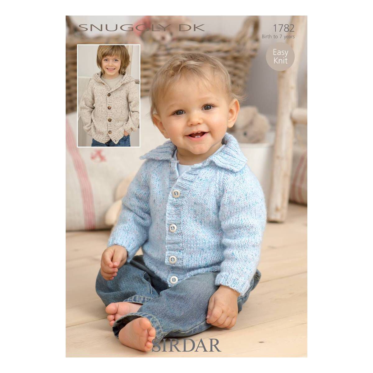 FREE PATTERN Sirdar Snuggly DK Easy Knit Cardigan | Hobbycraft