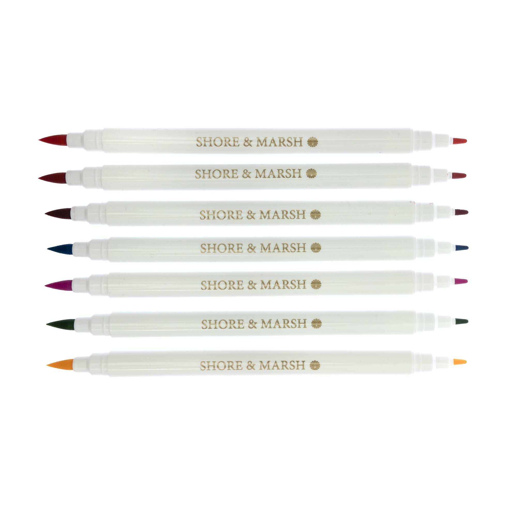 Shore & Marsh Watercolour Brush Pen Set 37 Pieces | Hobbycraft