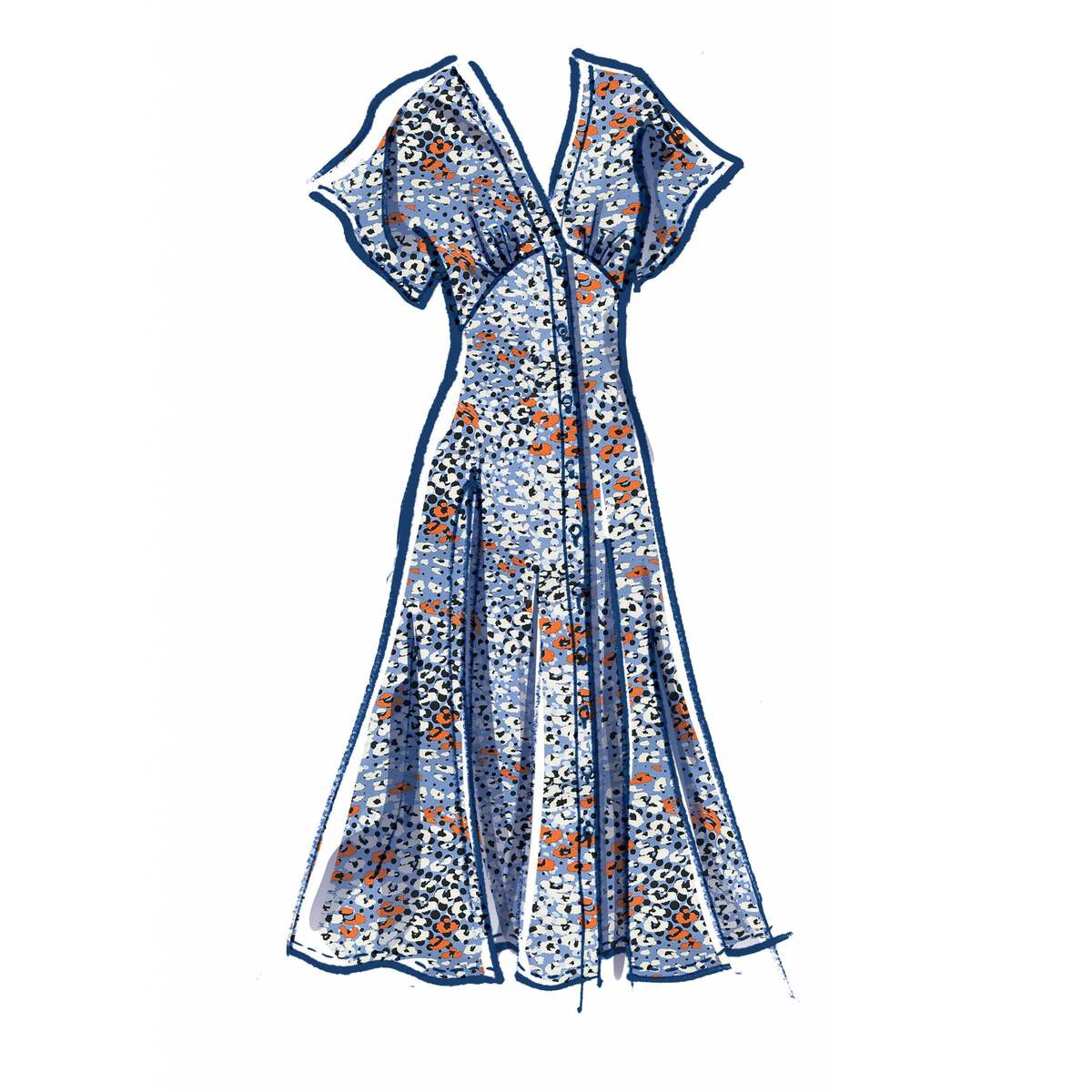 McCall’s Dawn Dress Sewing Pattern M8104 (6-14) | Hobbycraft
