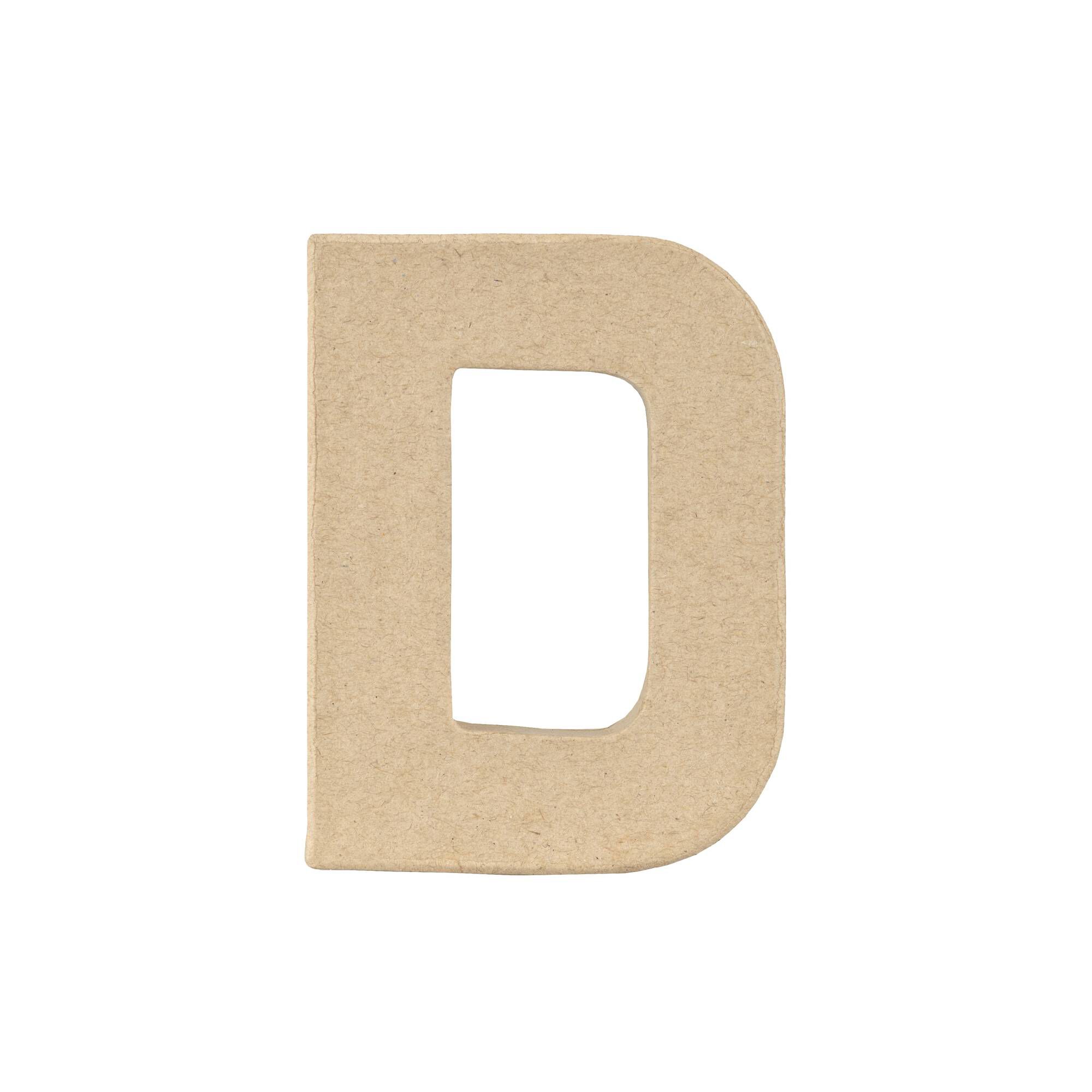 Mini Mache Letter D 10cm | Hobbycraft