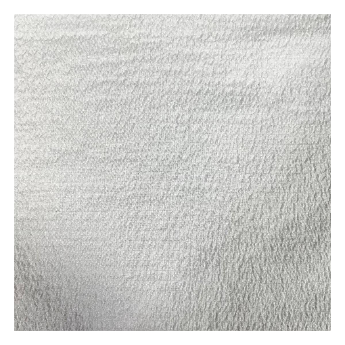 White Crinkle Plain Dyed Fabric by the Metre | Hobbycraft
