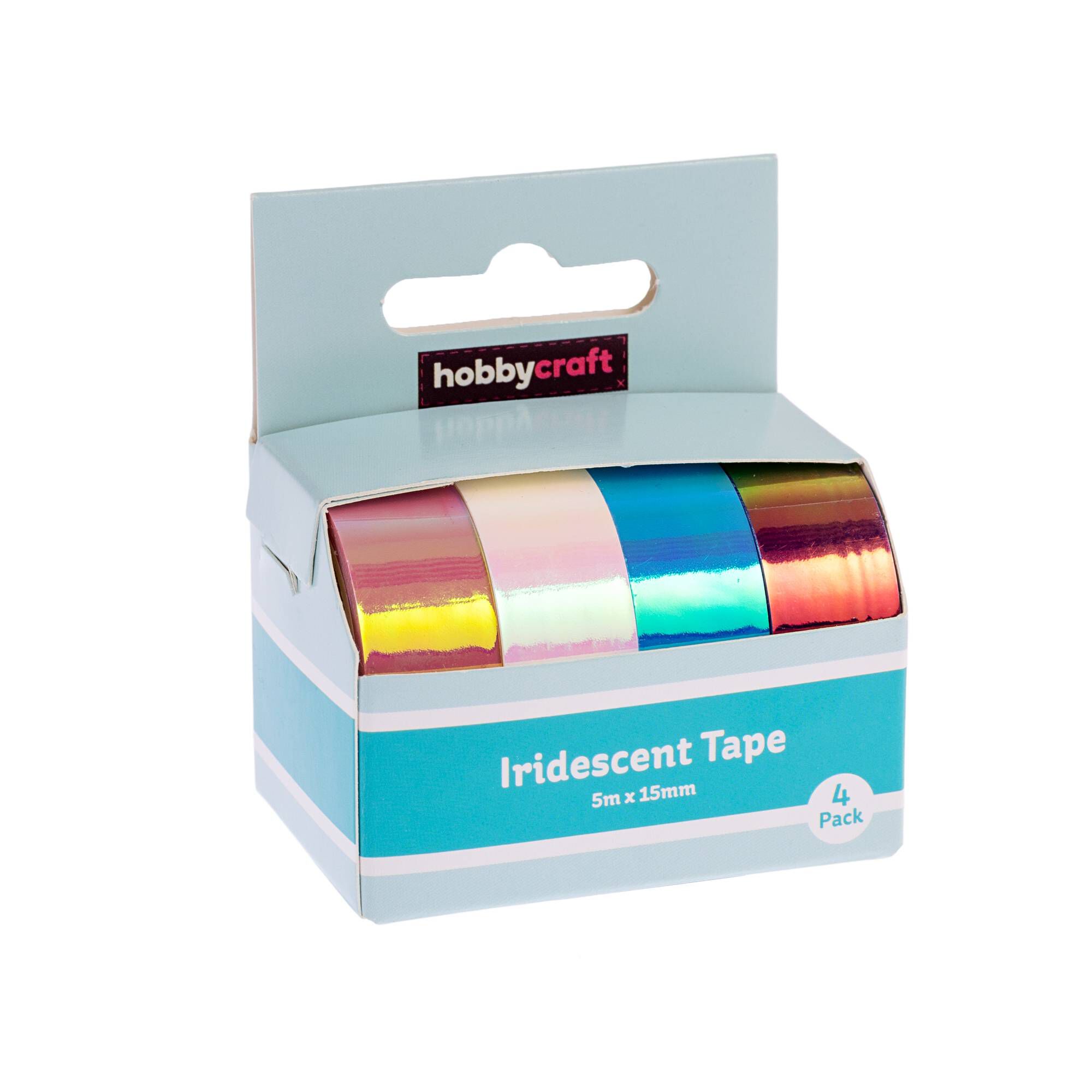 Iridescent Tape 15mm x 5m 4 Pack | Hobbycraft