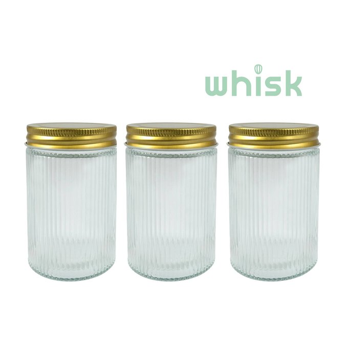 Whisk Storage Jars 300ml 3 Pack | Hobbycraft