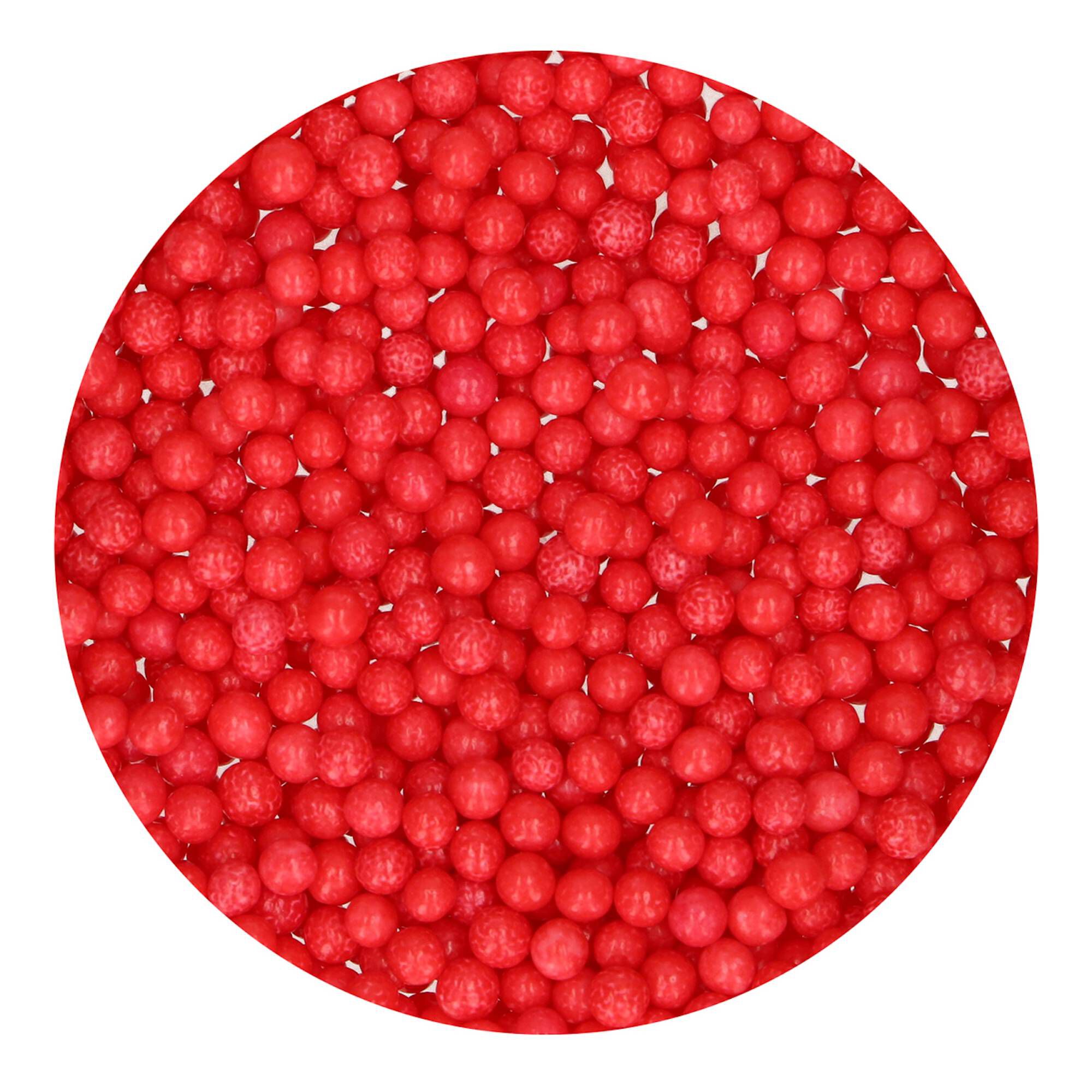 FunCakes Red Soft Pearls 4mm 60g | Hobbycraft