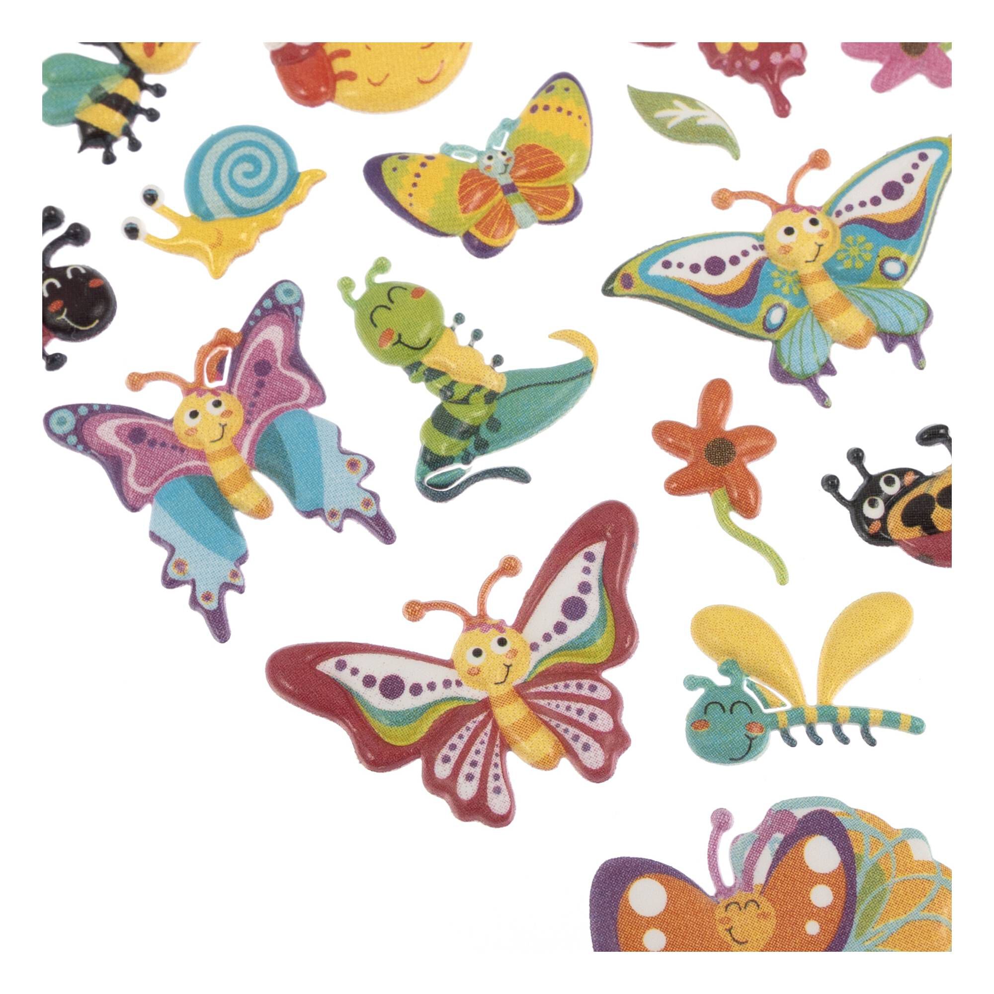 Butterfly Puffy Stickers | Hobbycraft