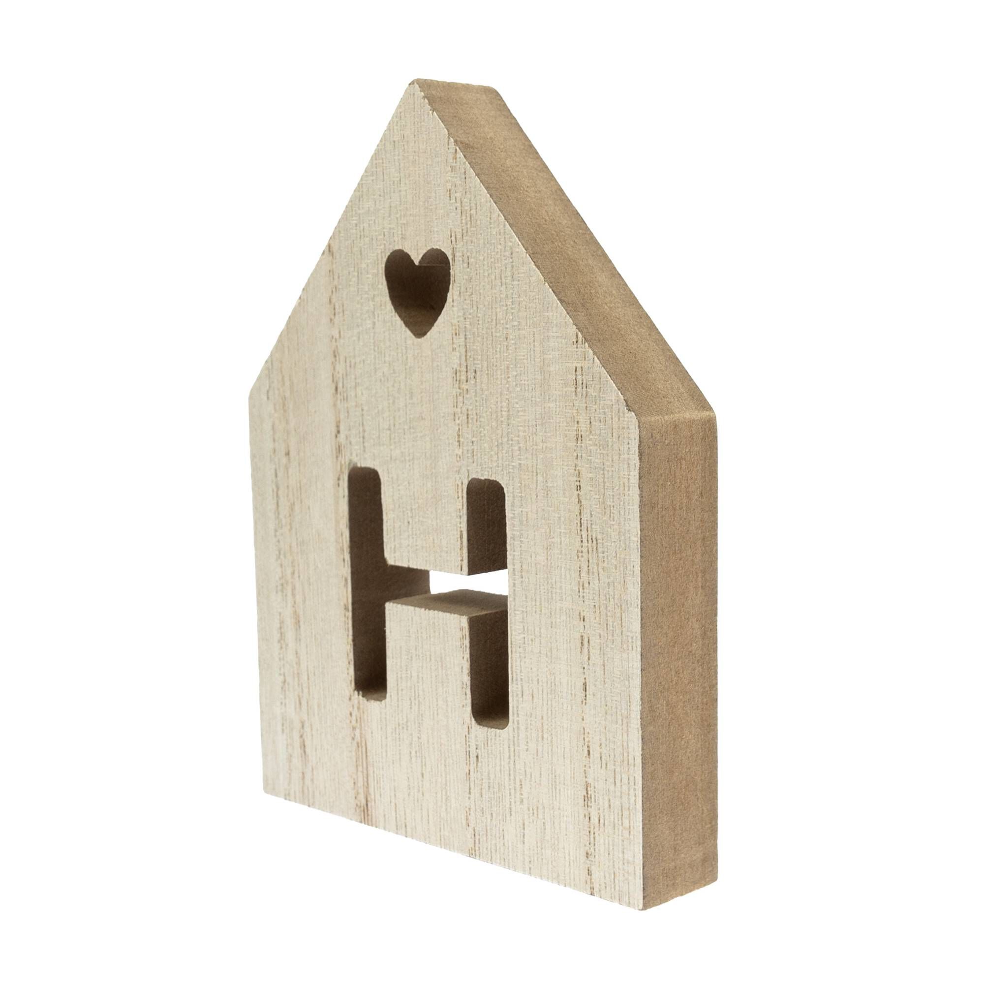 Wooden Home Houses Set 4 Pieces | Hobbycraft