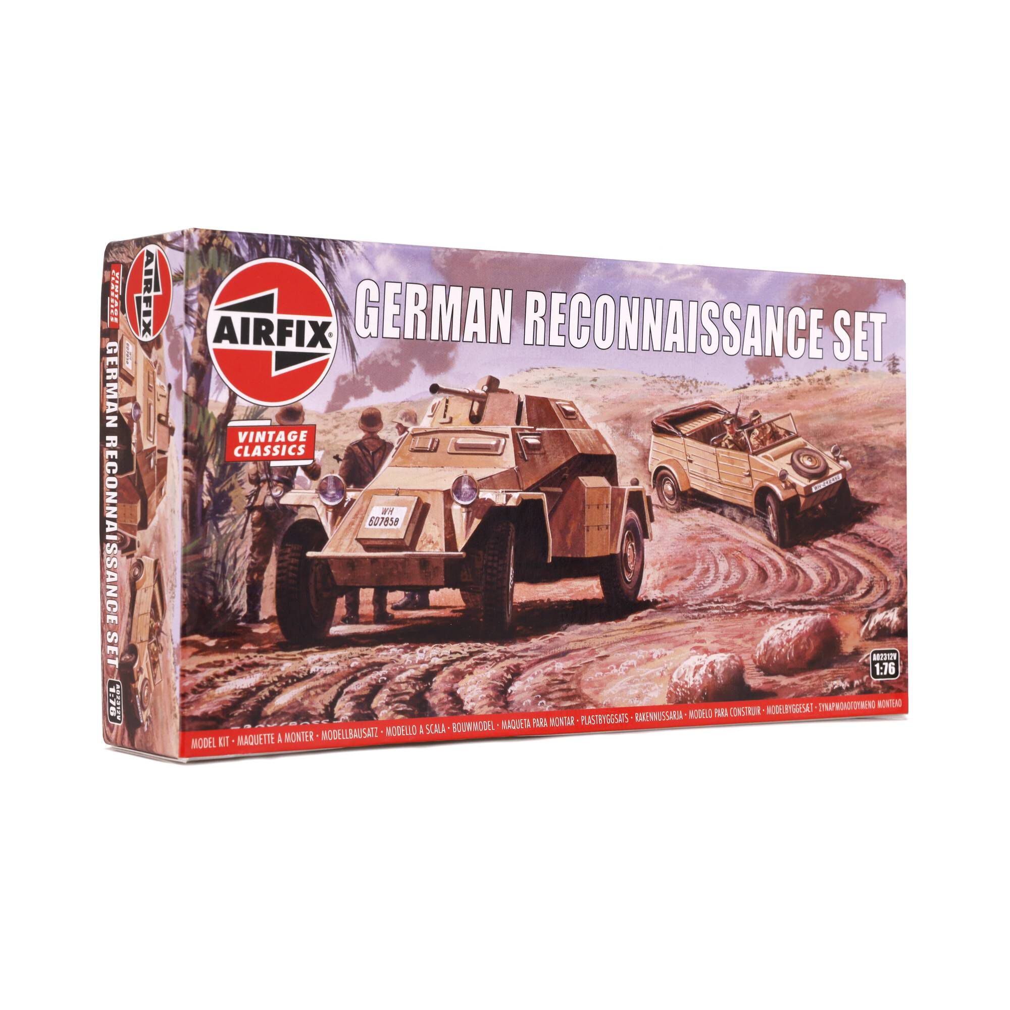 Airfix German Reconnaissance Set Model Kit 1:76 | Hobbycraft