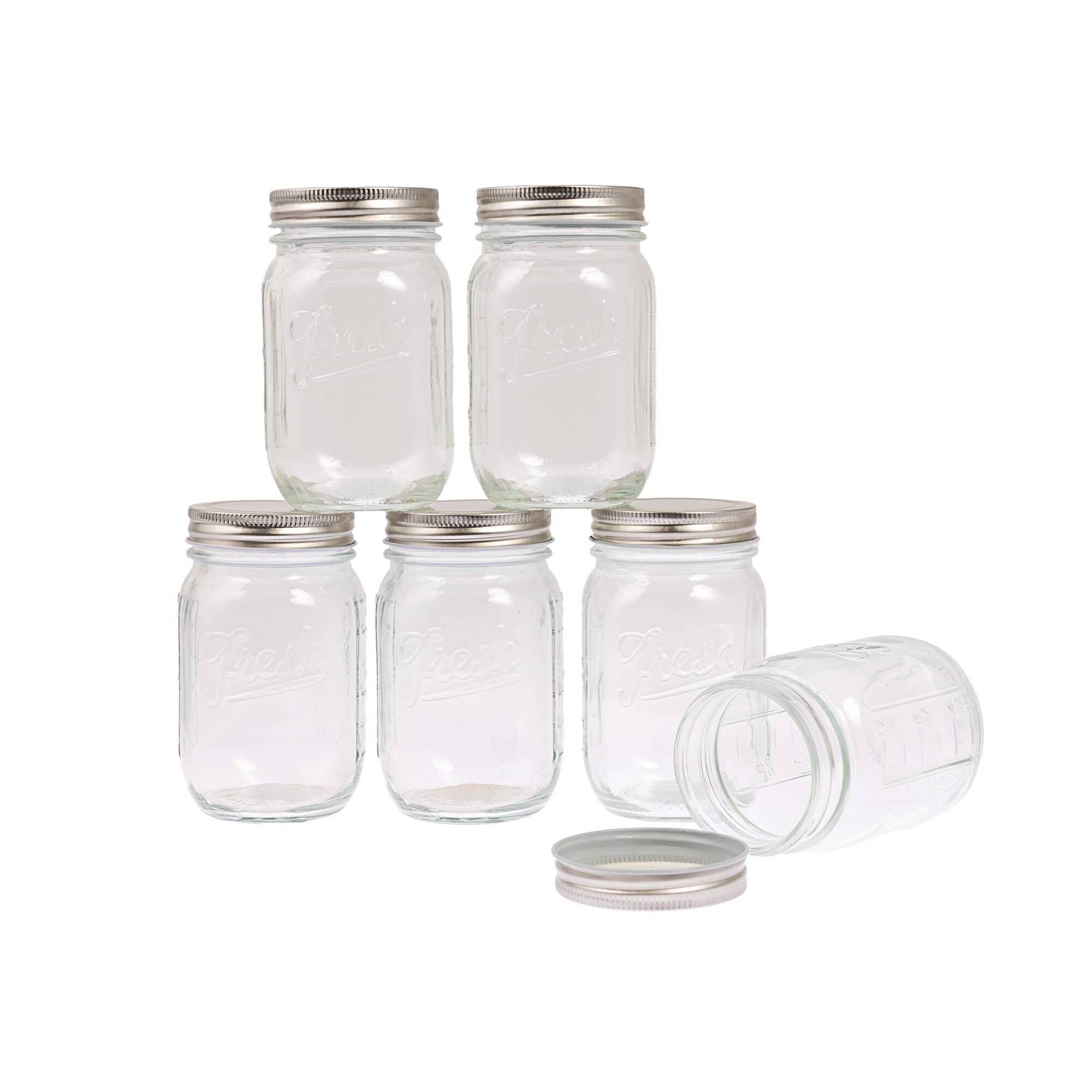 Preserving Glass Jars 490ml 12 Pack Bundle | Hobbycraft