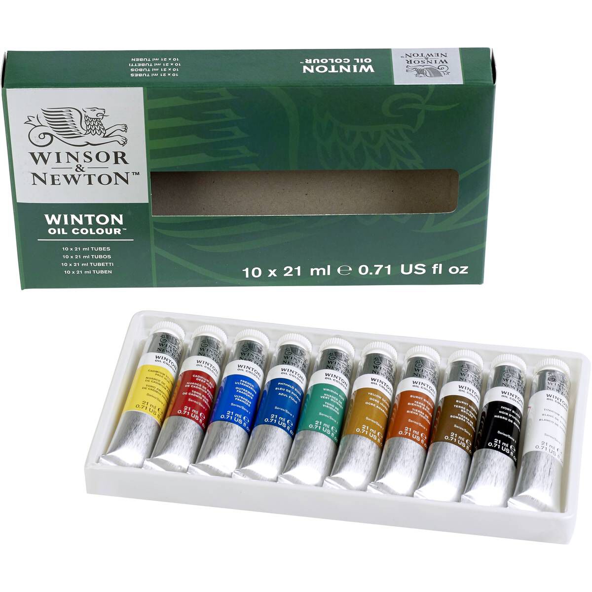 Winsor & Newton Oil Colour Tubes 21ml 10 Pack | Hobbycraft