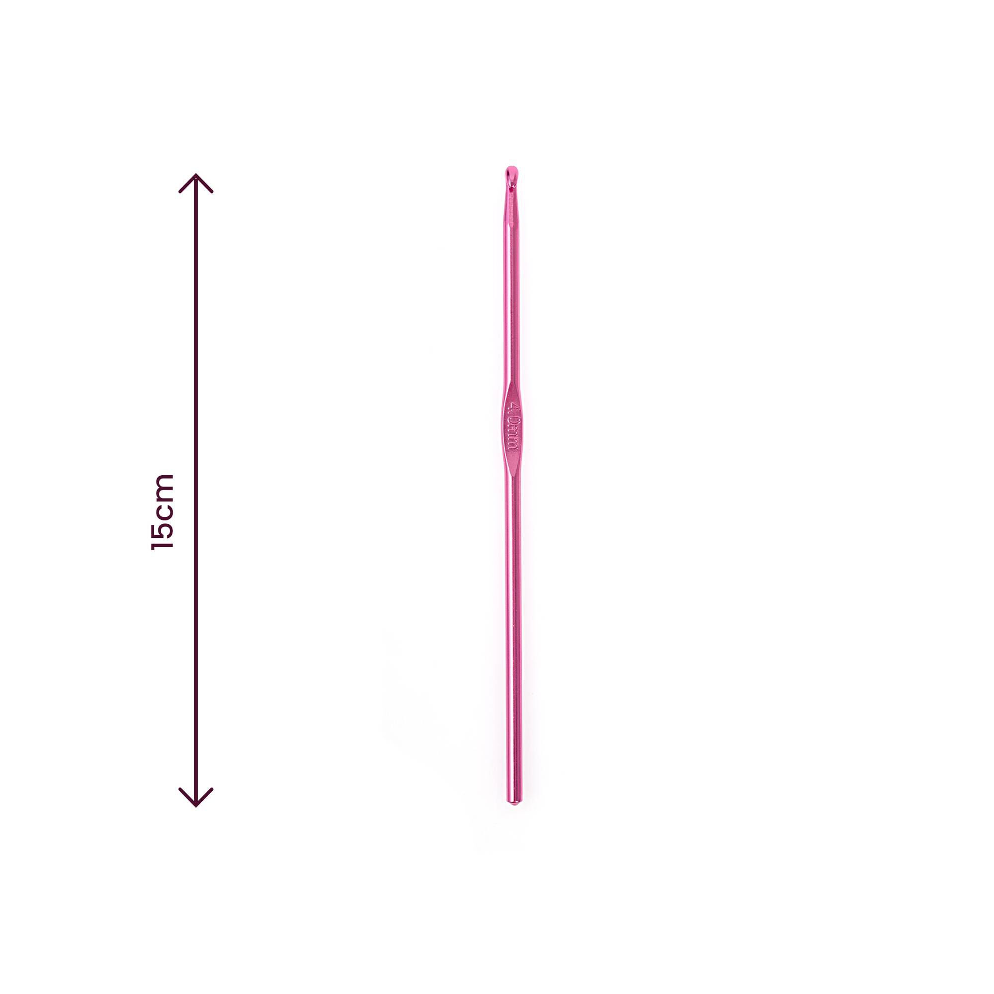 Knitcraft Pink Crochet Hook 4mm | Hobbycraft