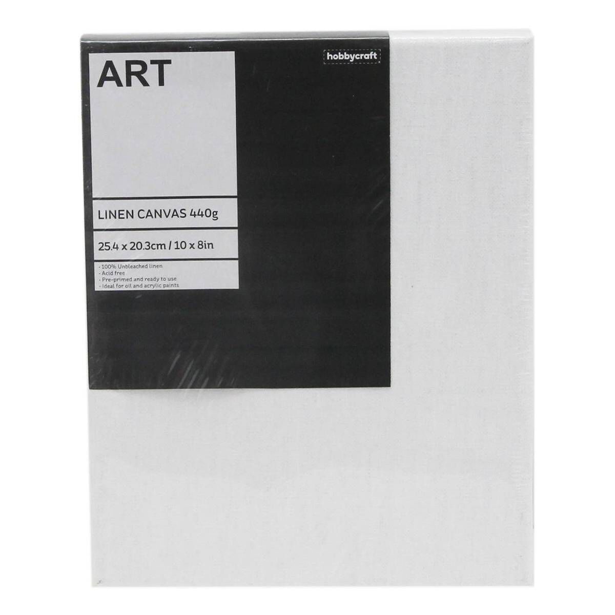 Linen Canvas 25.4cm x 20.3cm | Hobbycraft