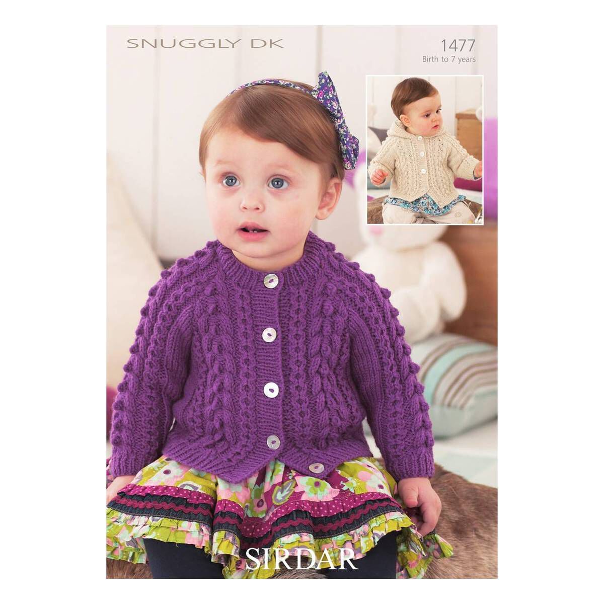Sirdar Snuggly DK Cardigans Digital Pattern 1477 | Hobbycraft