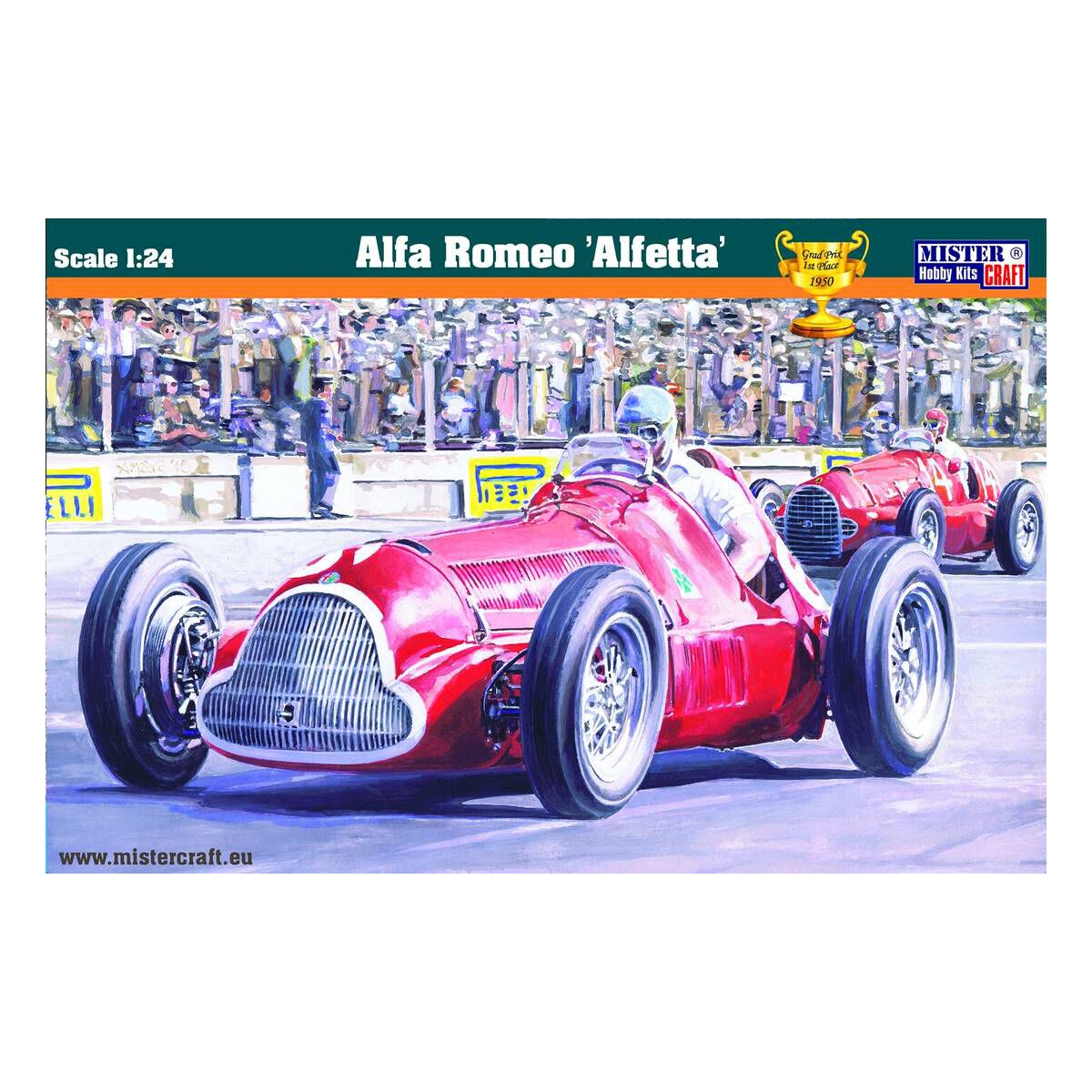 MisterCraft Alfa Romeo Alfetta Model Kit 1:24 | Hobbycraft