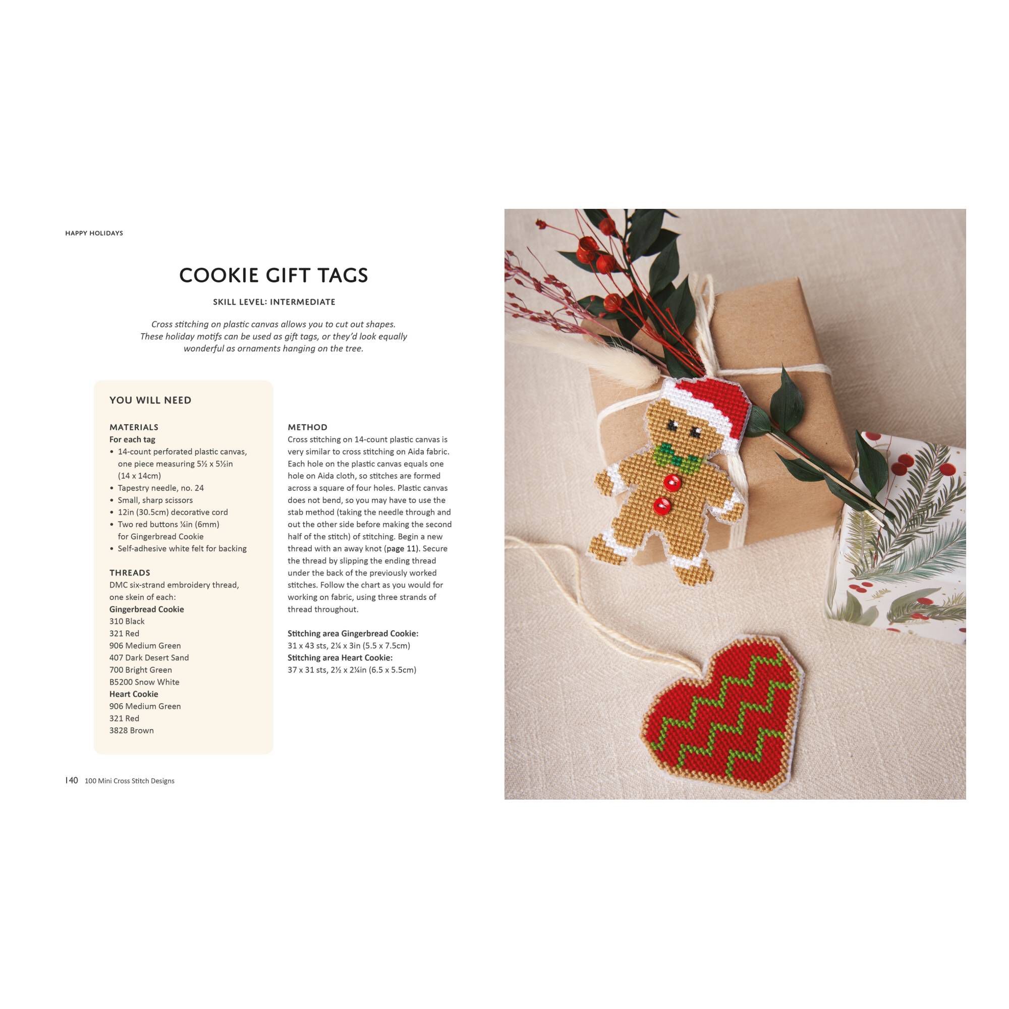 100 Mini Cross Stitch Designs Book | Hobbycraft