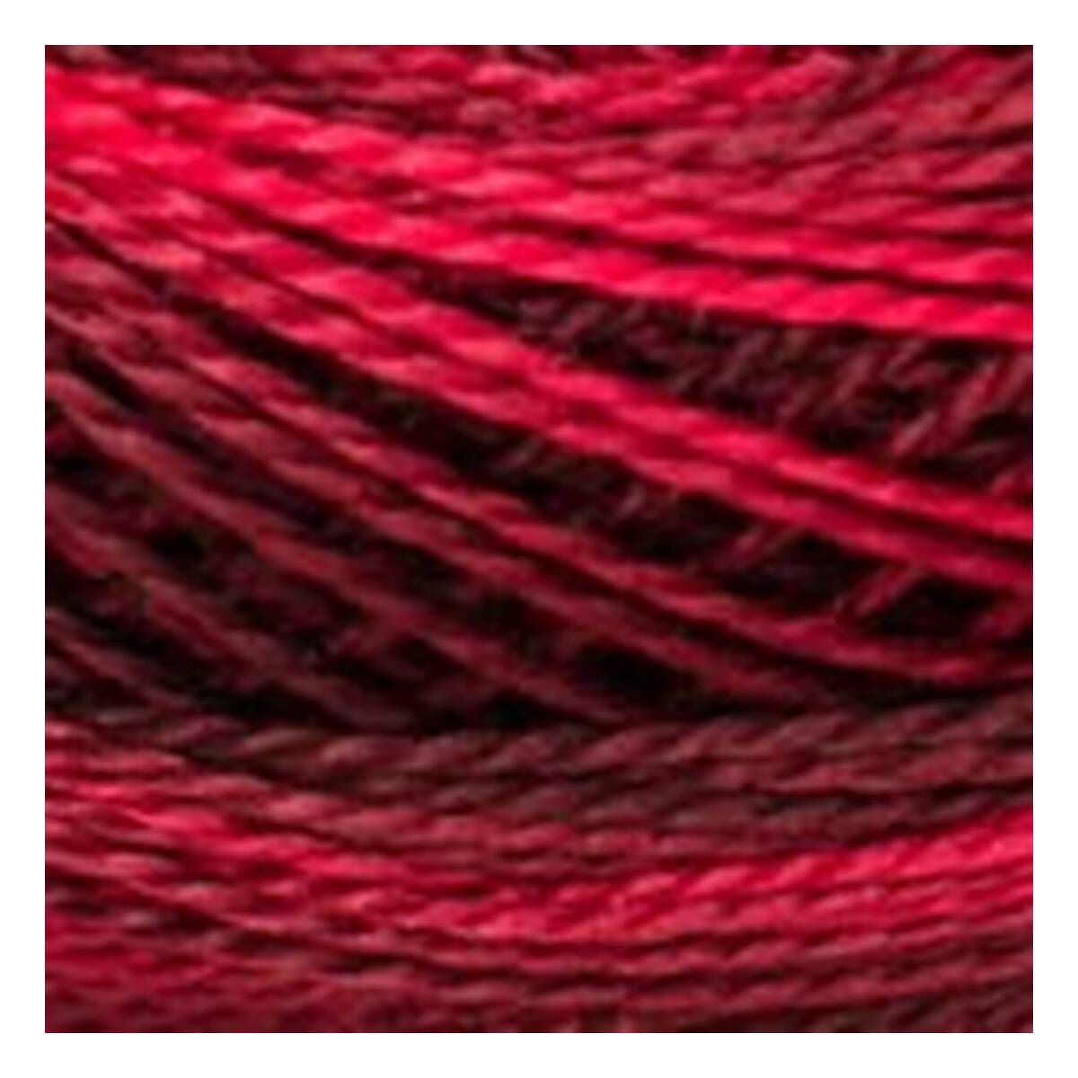 DMC Red Pearl Cotton Thread on a Ball Size 8 80m (115) | Hobbycraft
