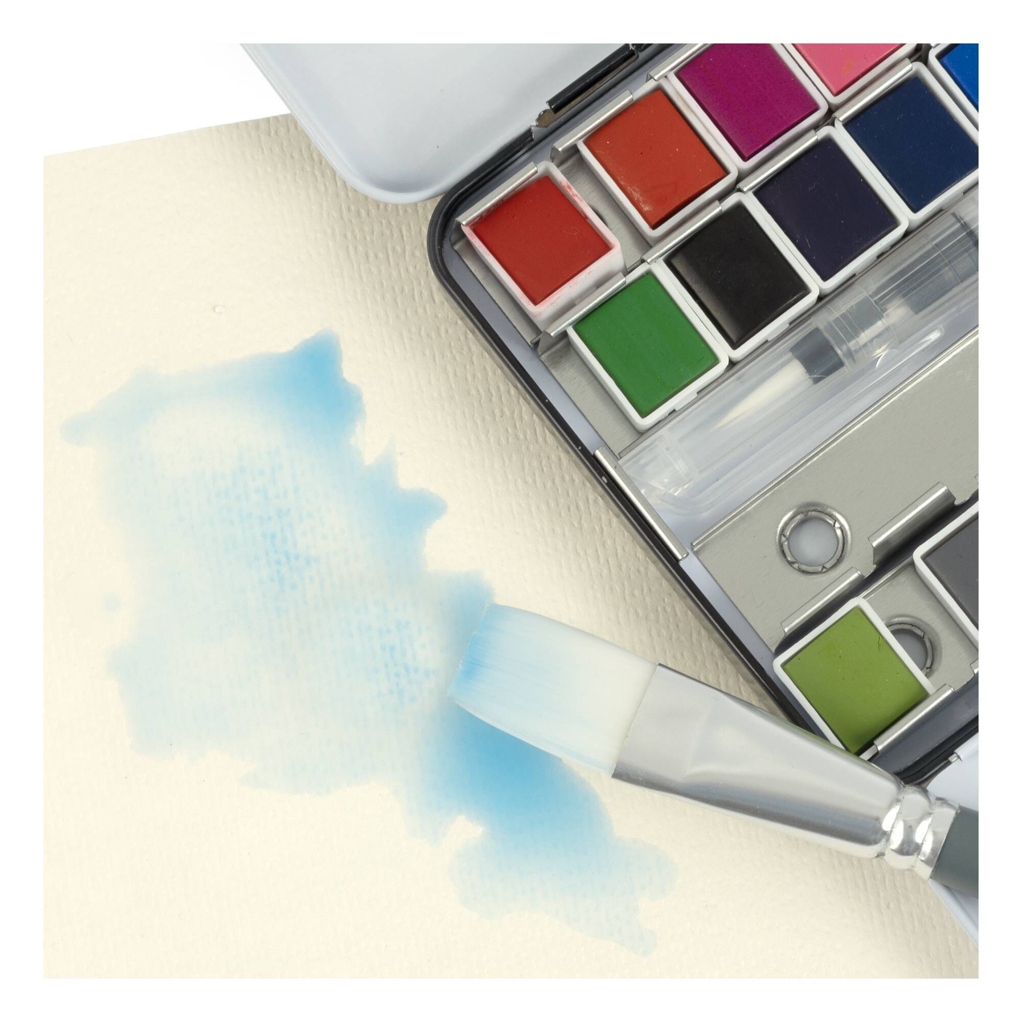 Shore & Marsh Half Pans Watercolour Set 36 Pack | Hobbycraft