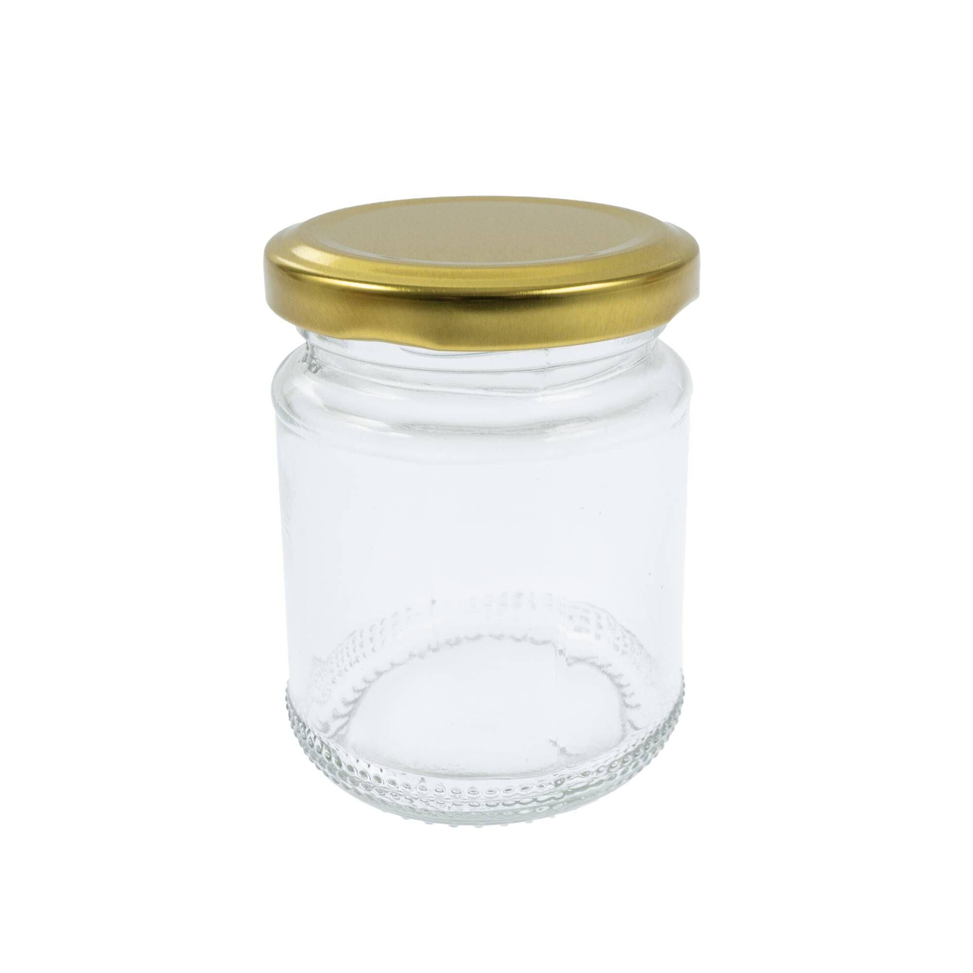 Clear Round Glass Jars 130ml 12 Pack | Hobbycraft