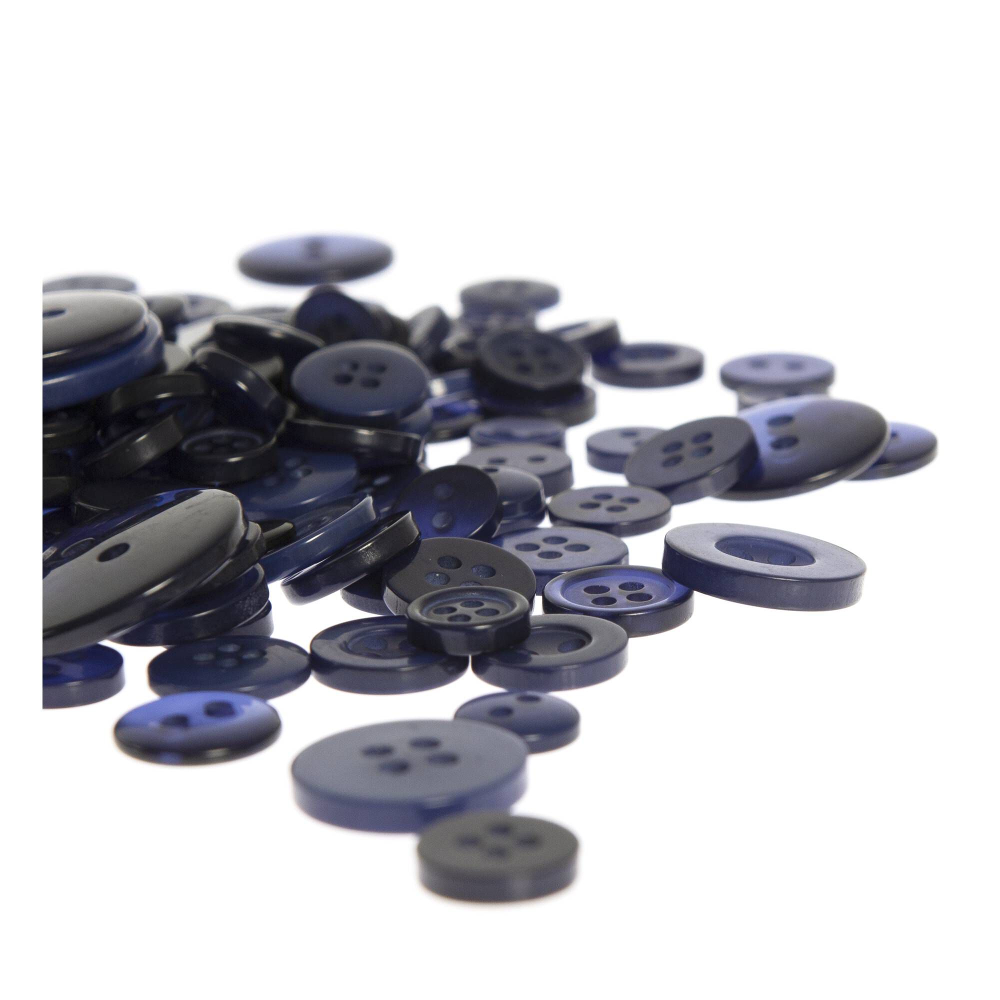 Navy Blue Buttons Pack 50g | Hobbycraft