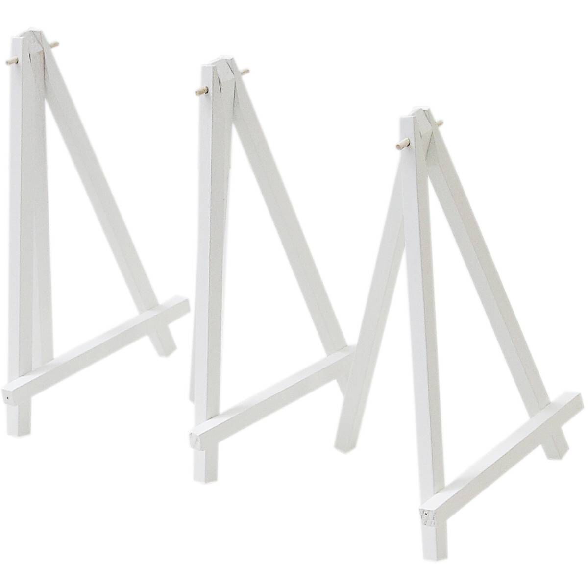 White Mini Table Easel 3 Pack | Hobbycraft