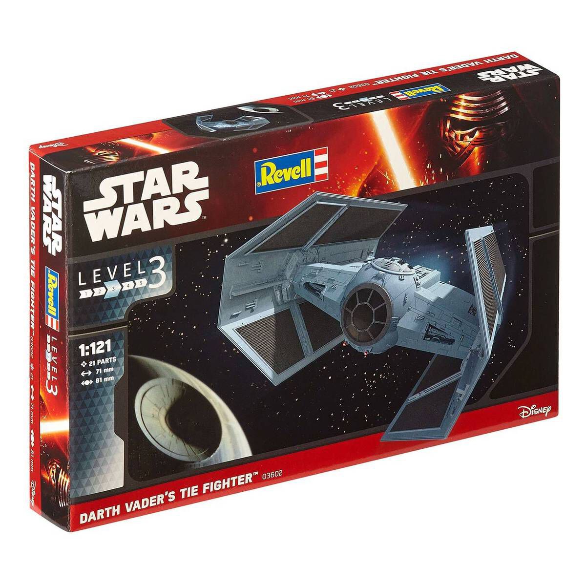 Revell Star Wars Darth Vader Tie Fighter Model Kit 22 Pieces | Hobbycraft