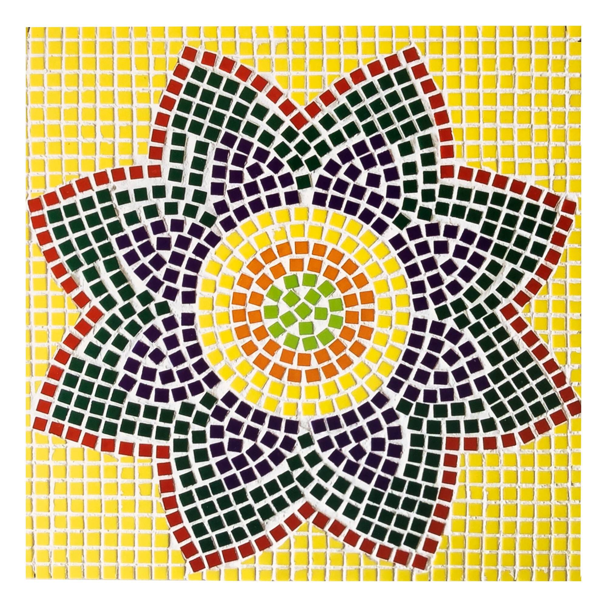 Large Primary Mandala Mosaic Kit 20cm | Hobbycraft