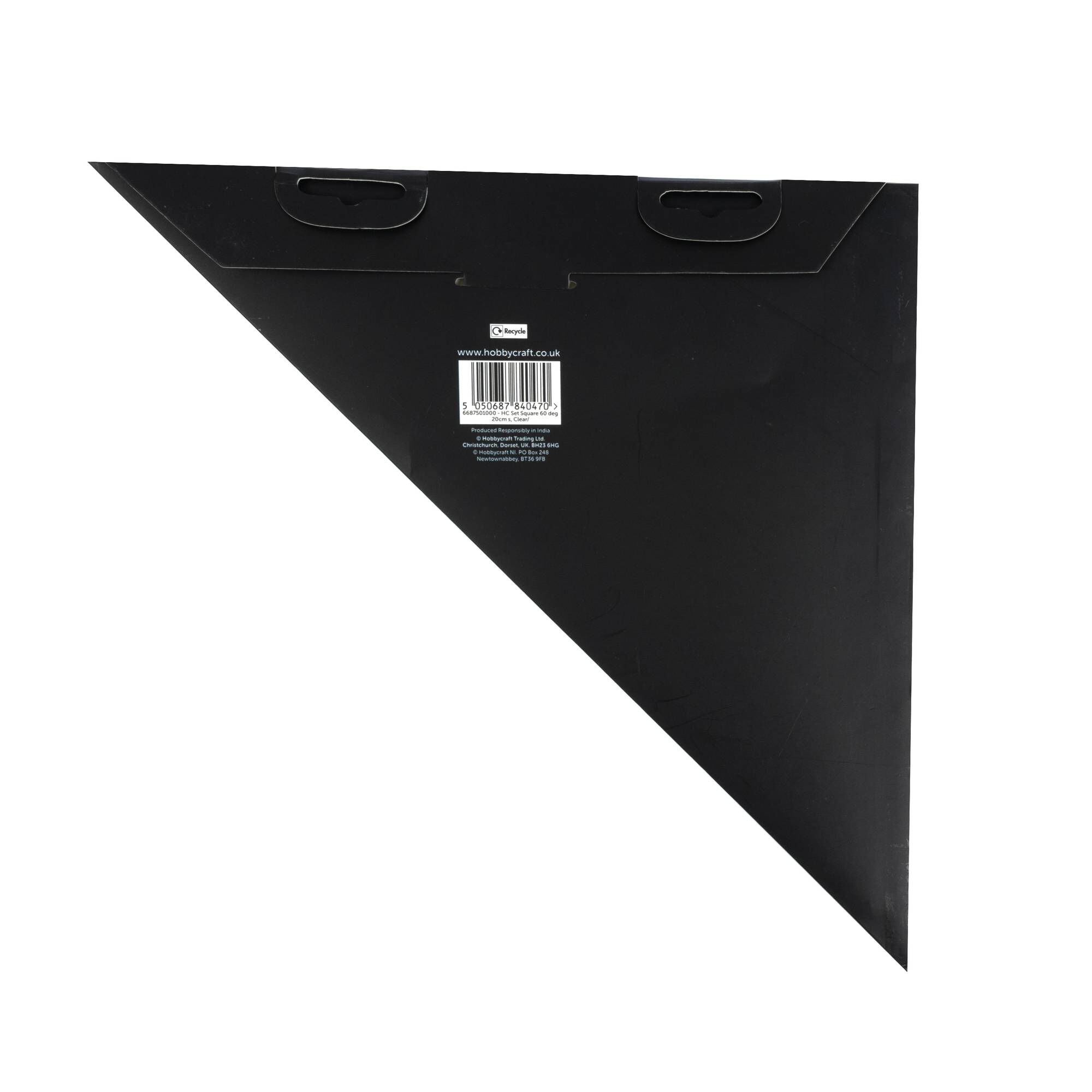 Large Set Square 60 Degrees | Hobbycraft