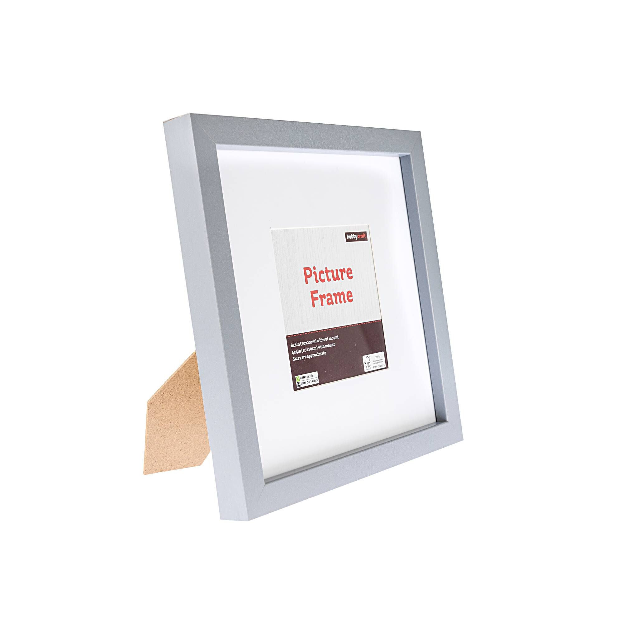 Light Grey Picture Frame 20cm x 20cm | Hobbycraft