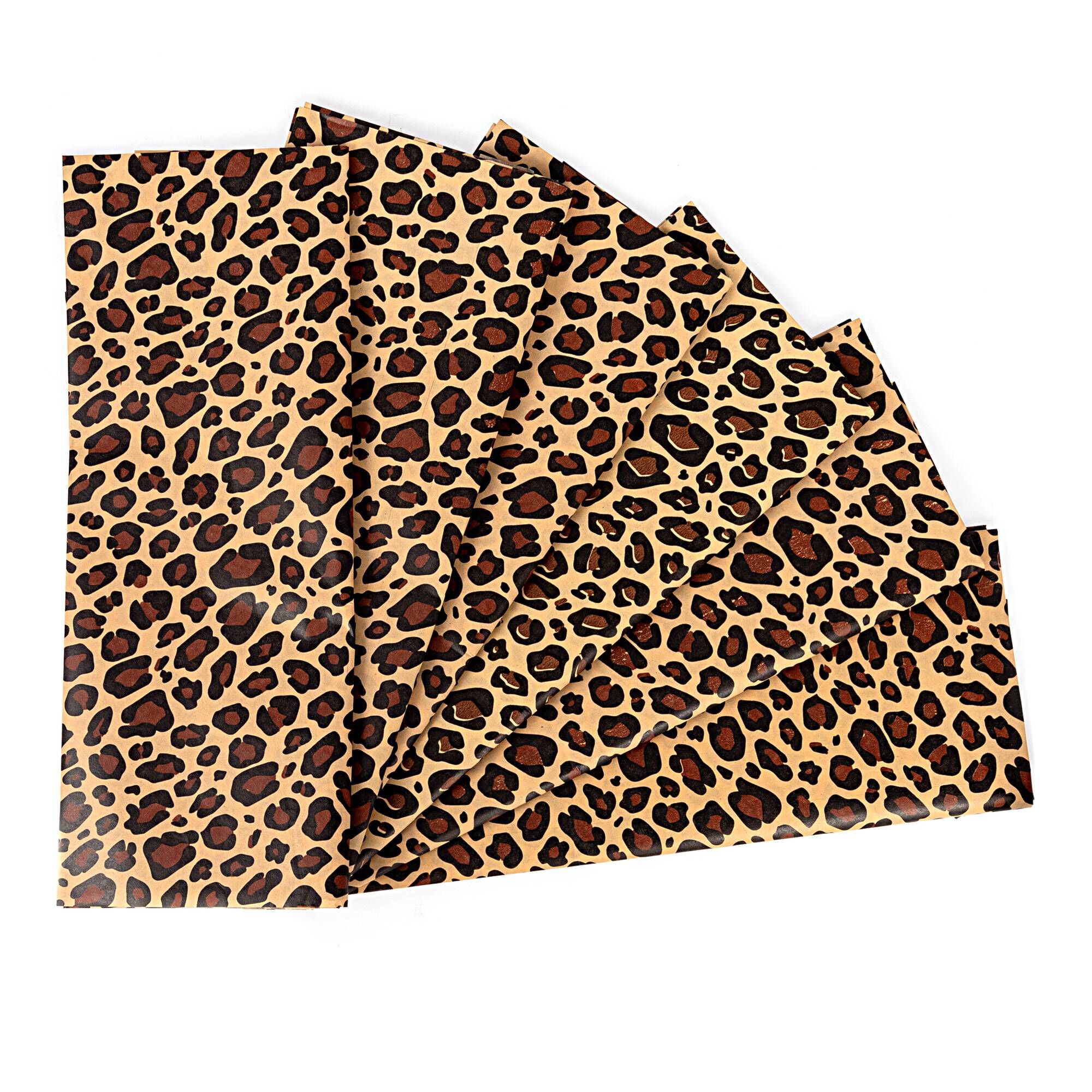 Leopard Print Printed Tissue Paper 50cm x 75cm 6 Pack | Hobbycraft